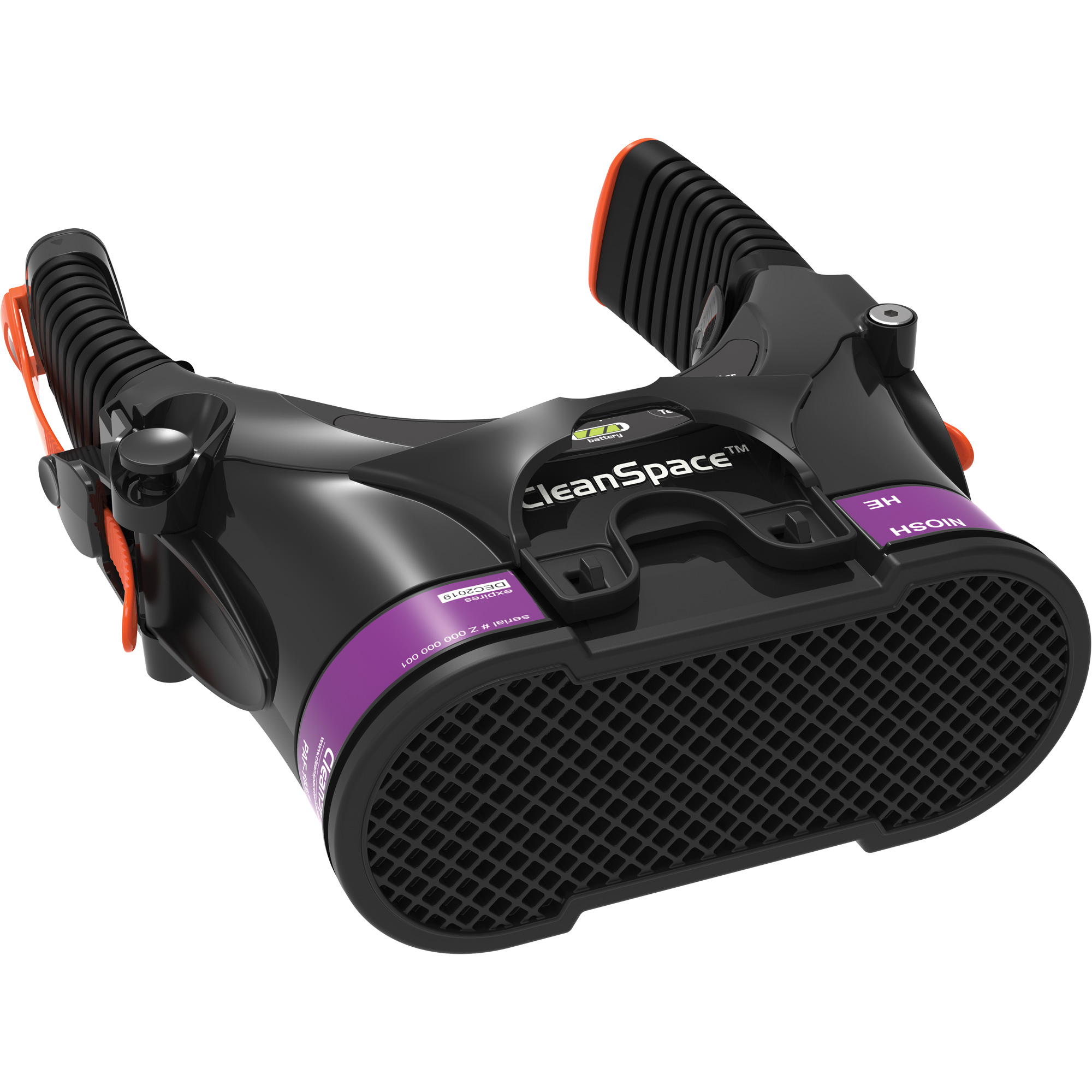 CLEANSPACE High Capacity Ultra Power System, Facepiece Respirator ...