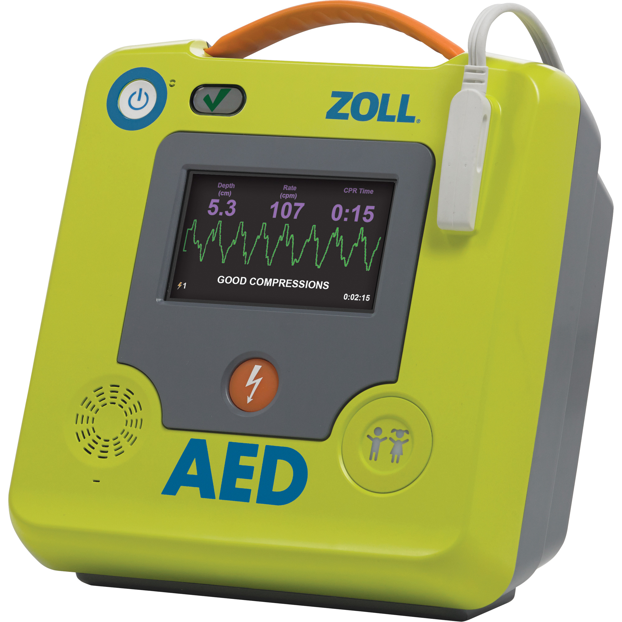 ZOLL Défibrillateur AED 3 BLS pour secouristes professionnels, Semi ...