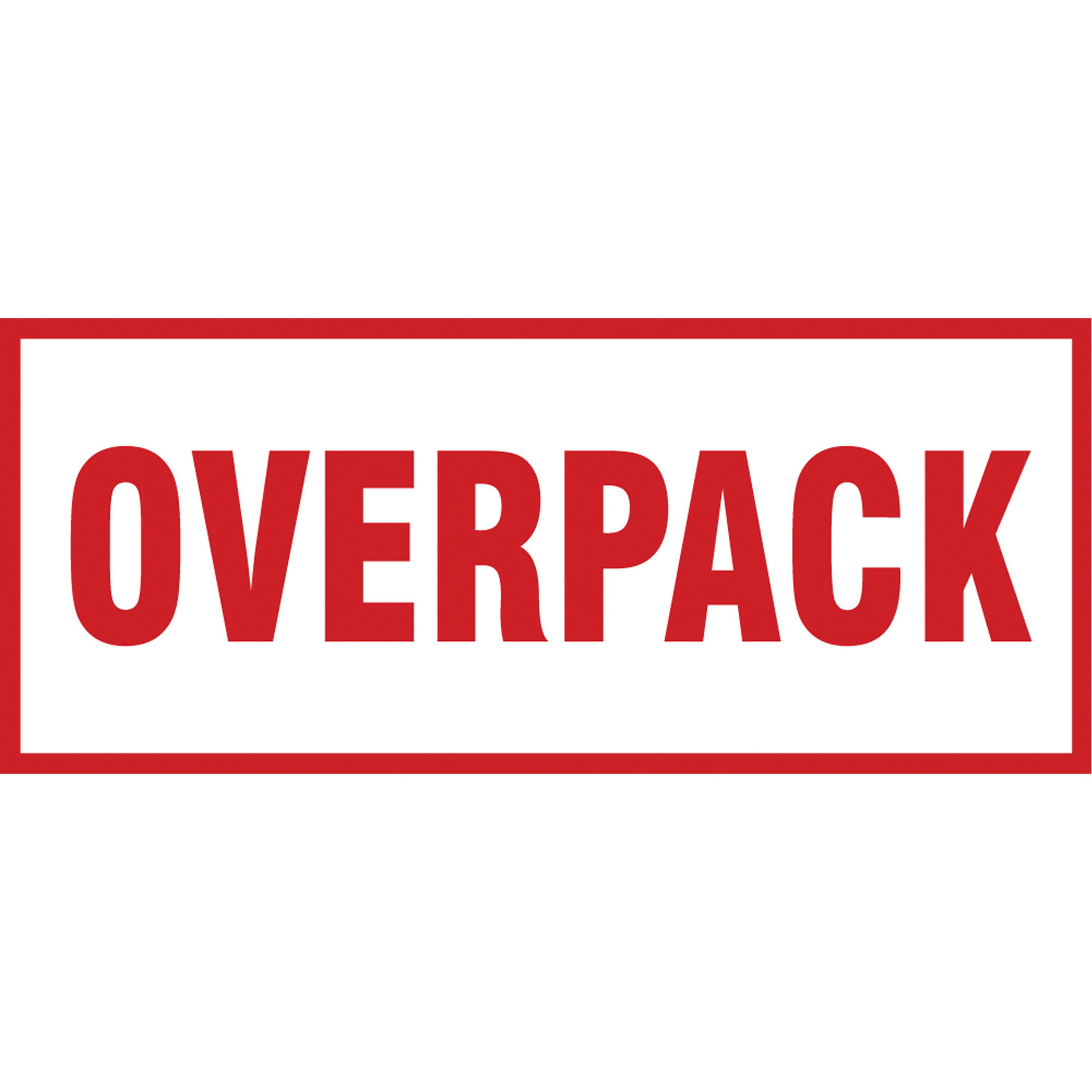 ACCUFORM SIGNS "Overpack" Handling Labels SGQ528 (MPC243) | Shop ...