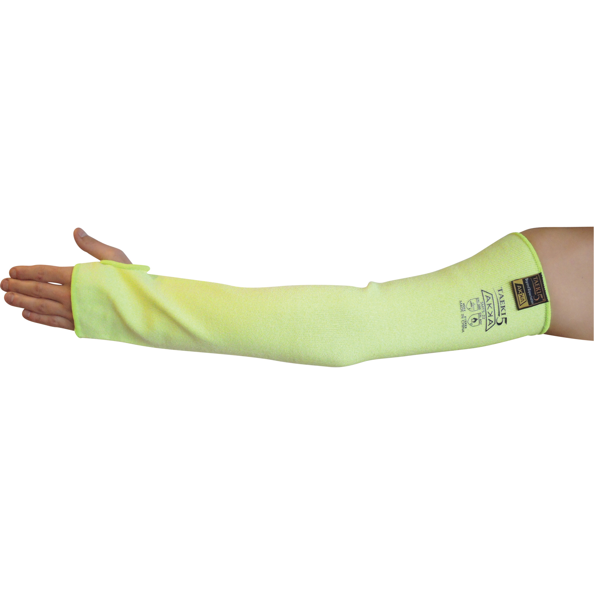 BCL Glove Ltd SMT5-22 Cut Resistant Sleeve with Thumbhole, Taeki 5, 22 ...