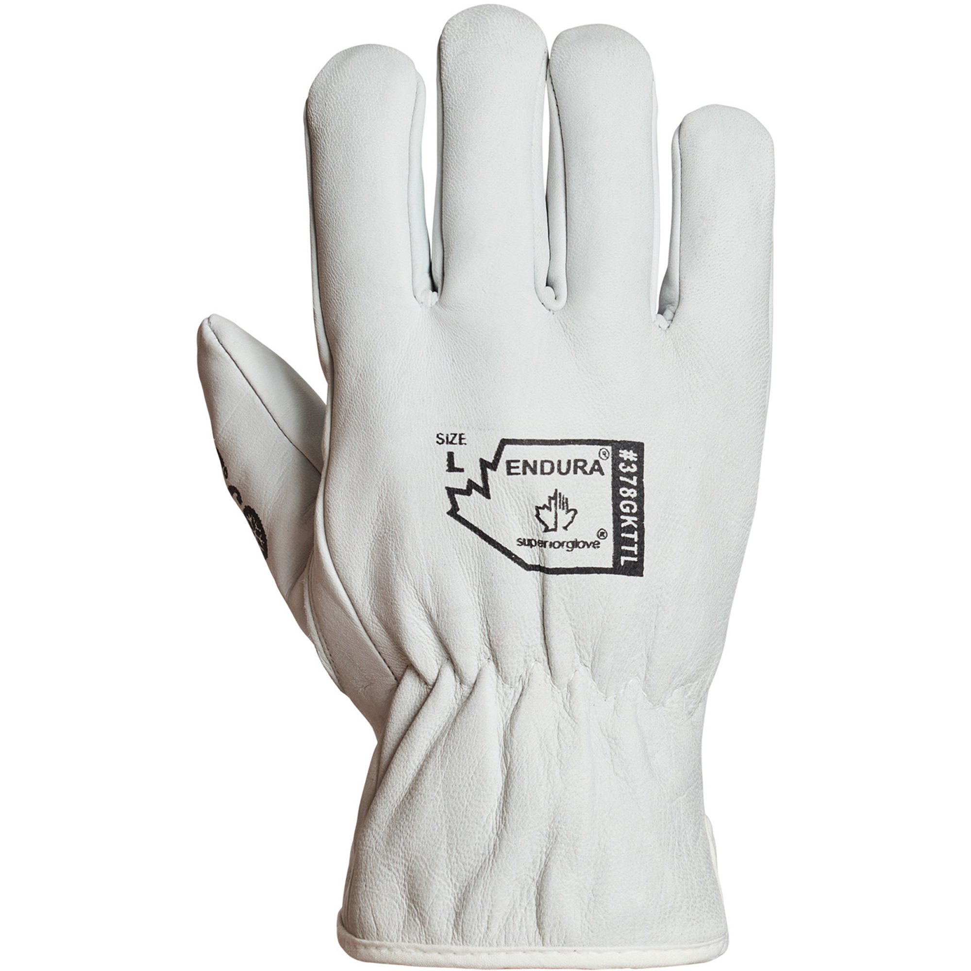 SUPERIOR GLOVE WORKS LTD. Gants de conducteur doublés pour l'hiver Endura, Grand, Paume en Cuir ...