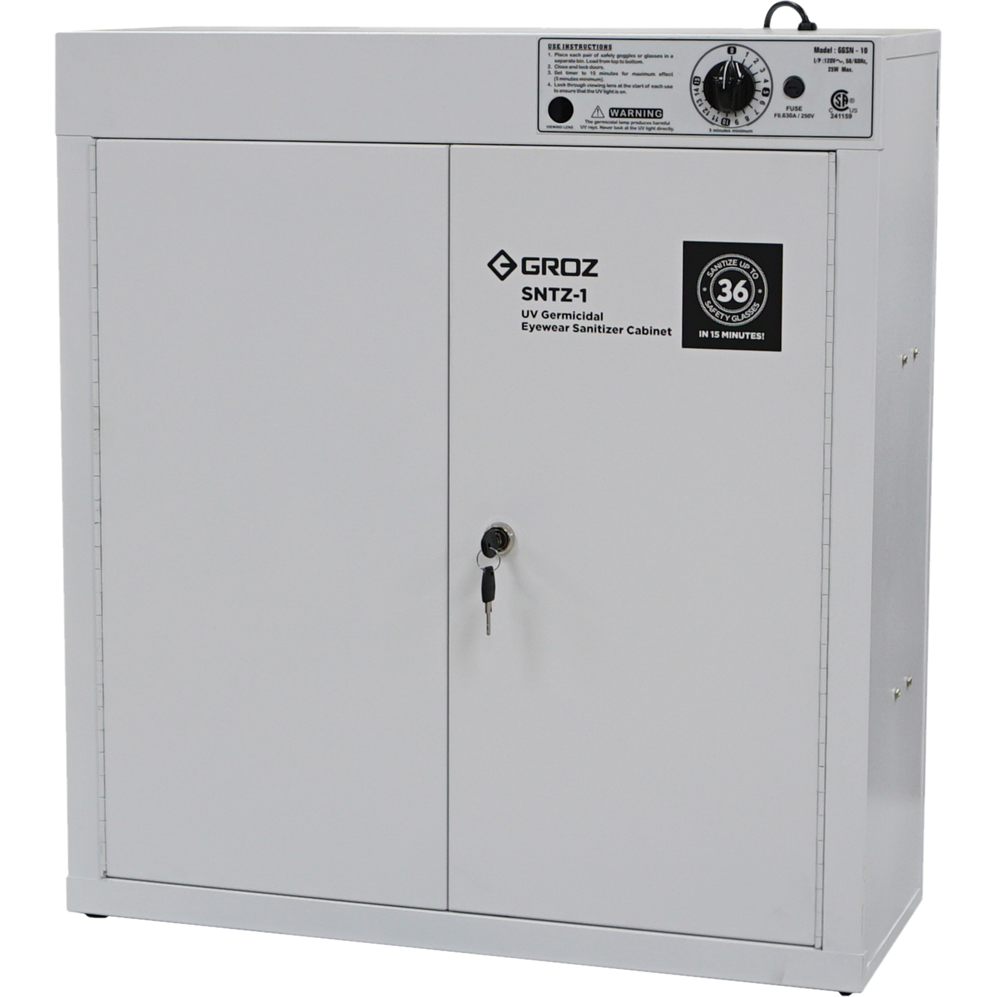 SGU559 Eyewear Sanitizing Cabinet