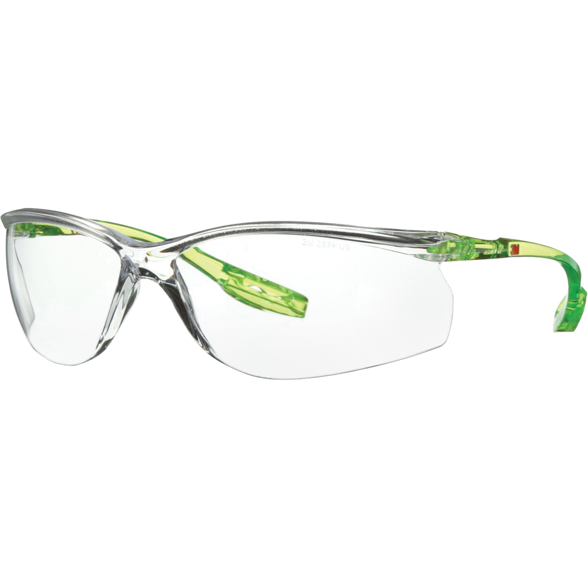 3M SCCS01SGAF-GRN Solus CCS Series Safety Glasses, Clear Lens, Anti-Fog ...