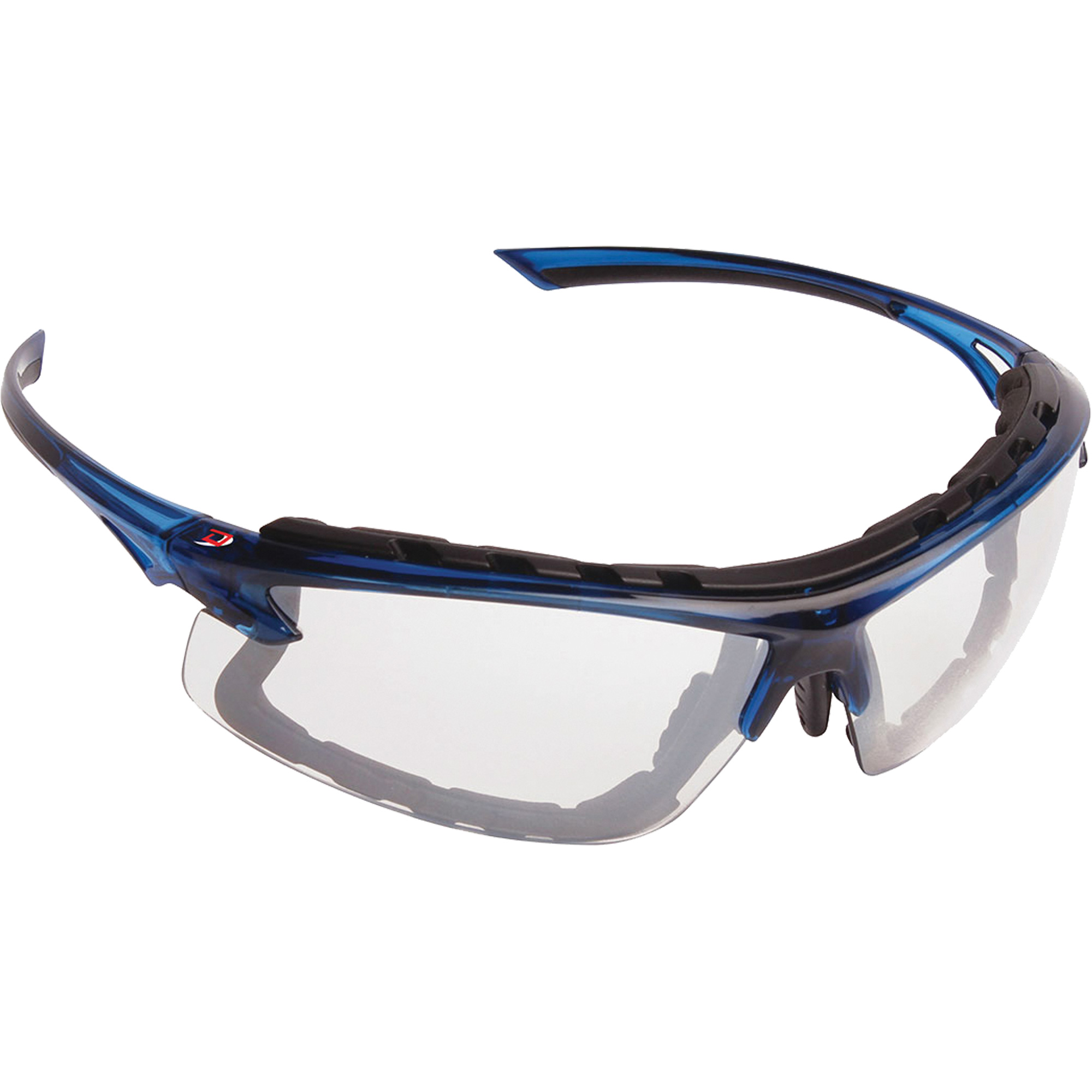 DYNAMIC SAFETY Opti-Seal Semi-Rimless Safety Glasses, Clear Lens, Anti ...