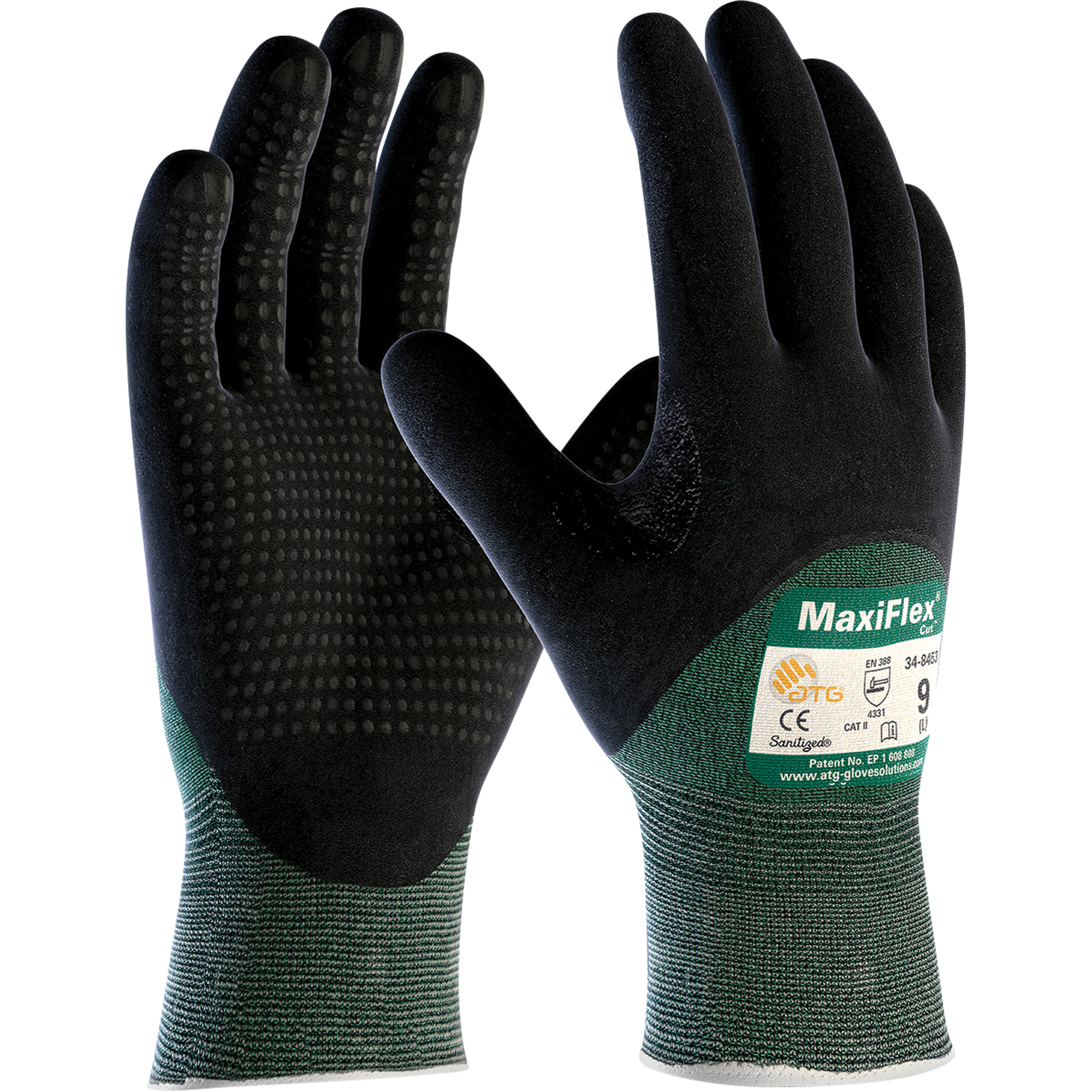 ATG GP348453L MaxiFlex® Cut Cut Resistant Gloves, Size Large, 15 Gauge ...