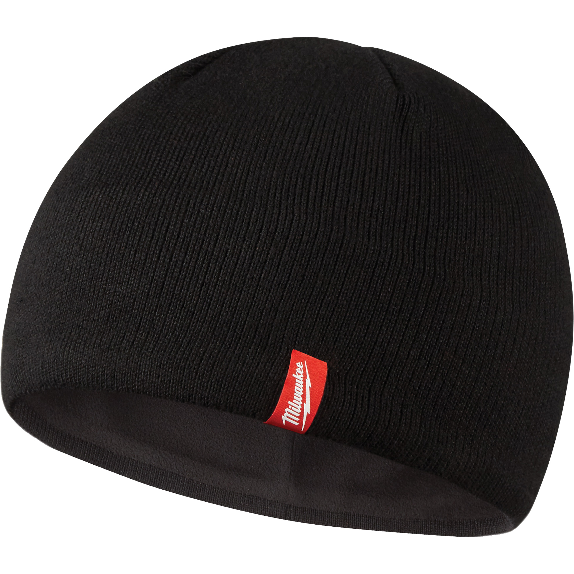 MILWAUKEE Fleece Lined Knit Hat, Fleece Lining, One Size, Black SGY730 ...