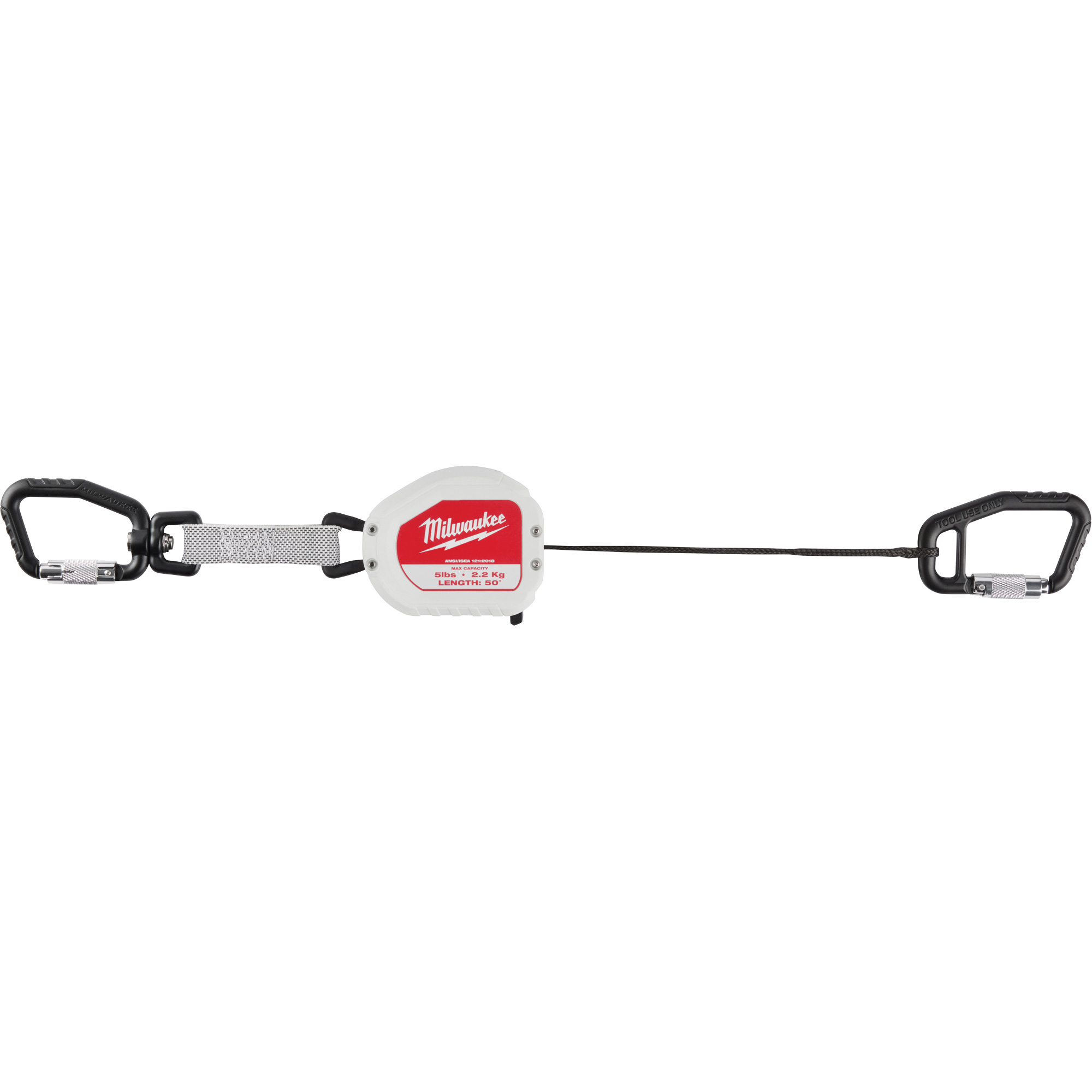 Milwaukee 48-22-8825 Quick-Connect Tool Lanyard, Retractable, Dual ...