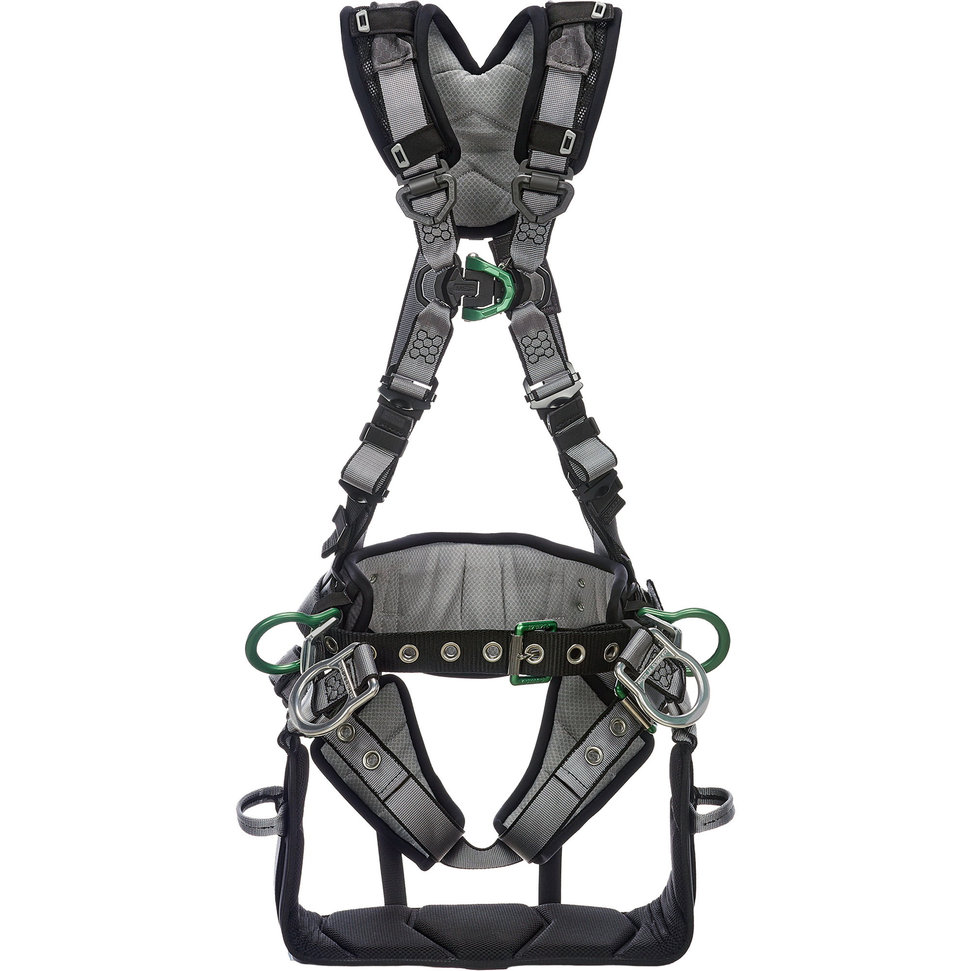 MSA 10218043 V-Fit Full-Body Tower Harness, CSA Certified, Class ALP, X ...