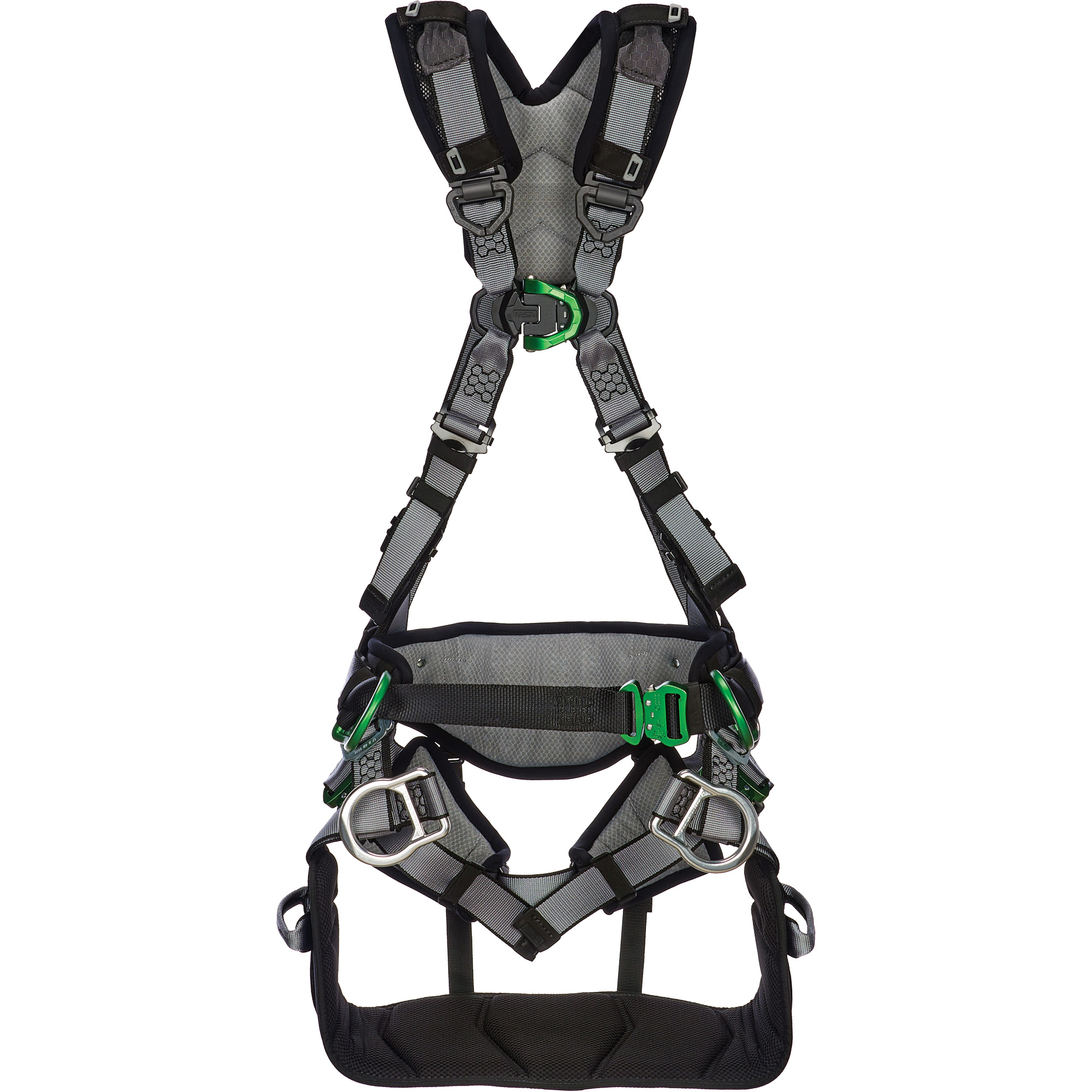 MSA 10218048 V-Fit Full-Body Tower Harness, CSA Certified, Class ALP ...