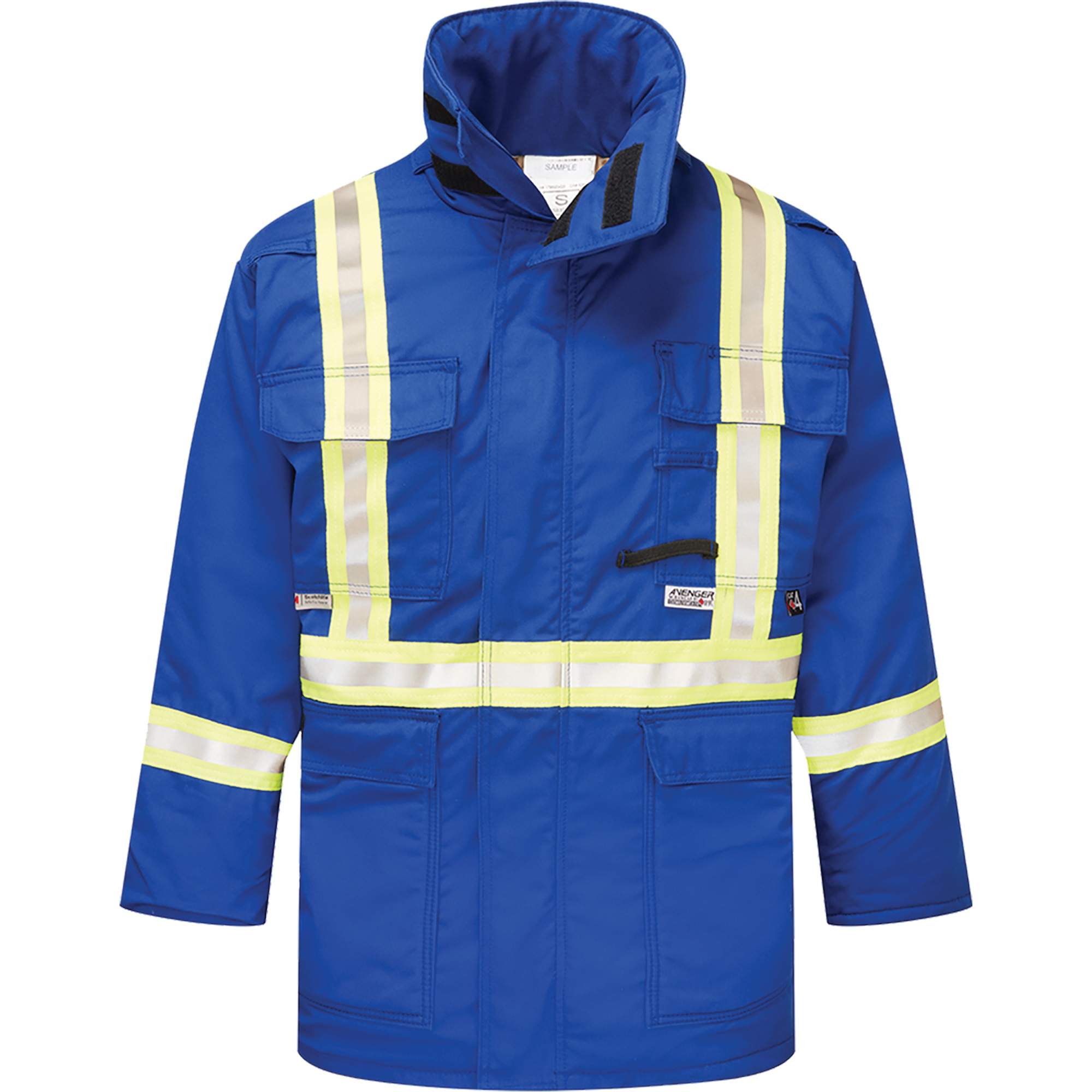IFR Workwear ASB3215-S Parka isolé et ignifuge Avenger, Petit, Bleu royal