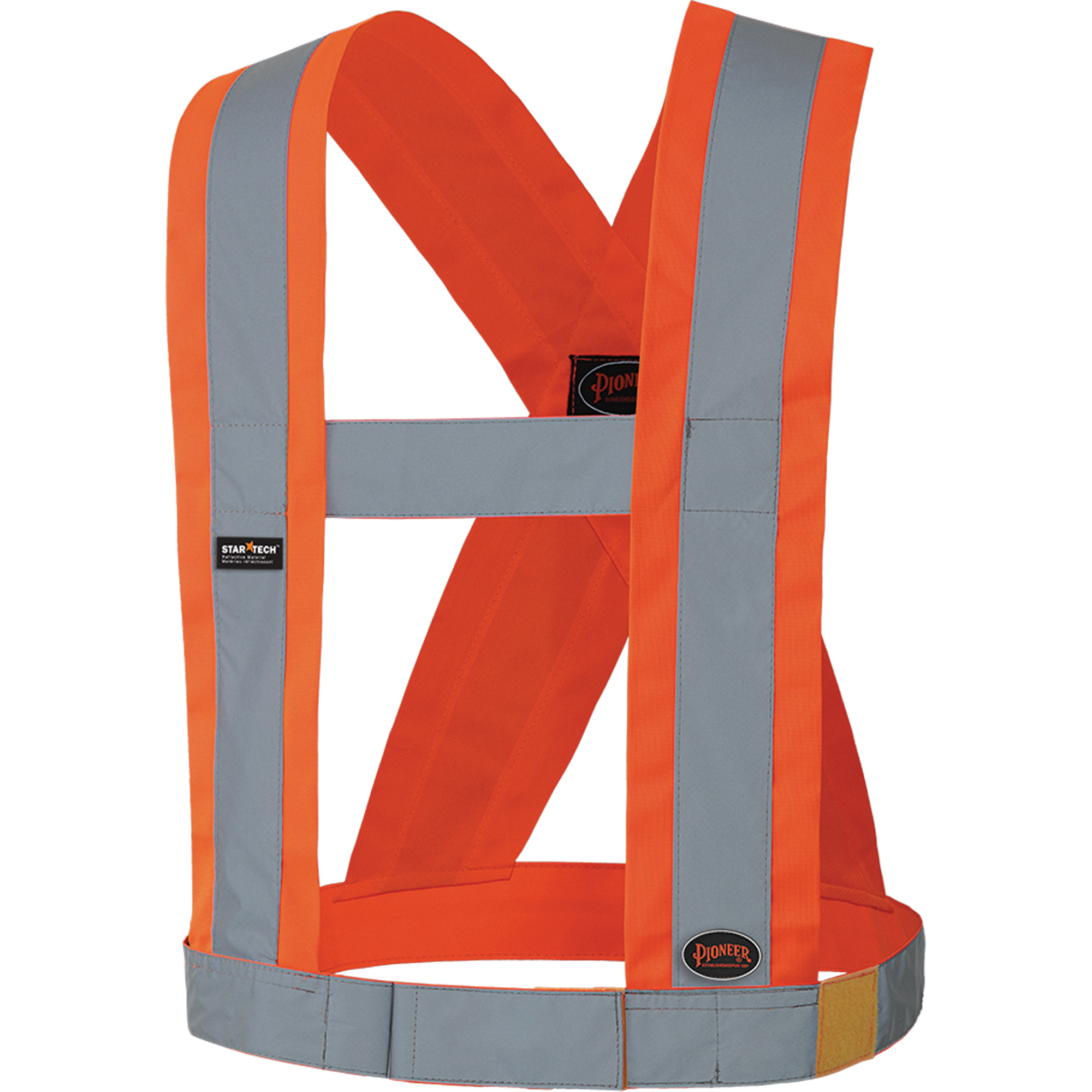 Pioneer V1040450-O/S High-Visibility 4" Wide Adjustable Safety Sash ...