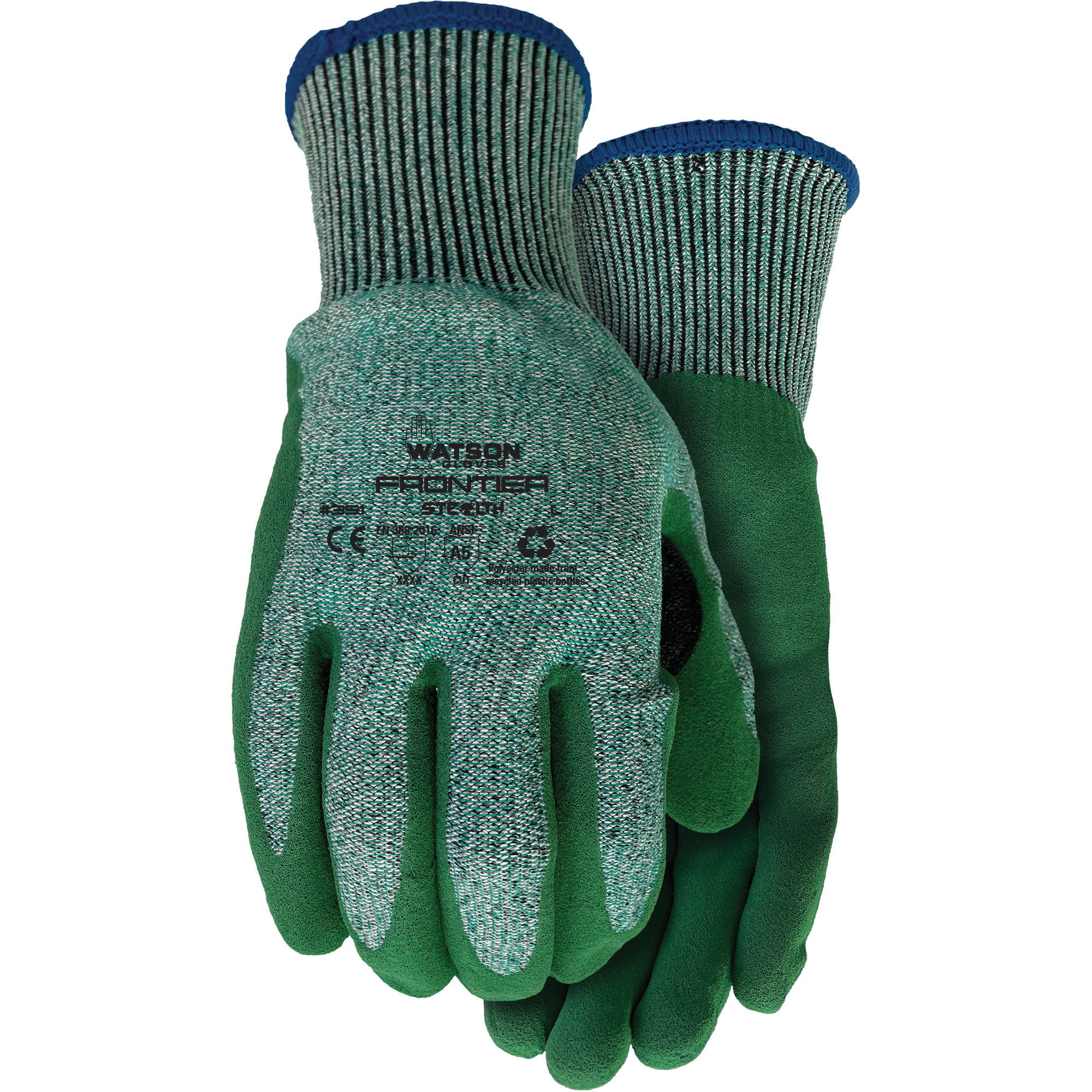 Watson Gloves 351-M 351 Stealth Frontier Gloves, Size Medium, 13 Gauge ...