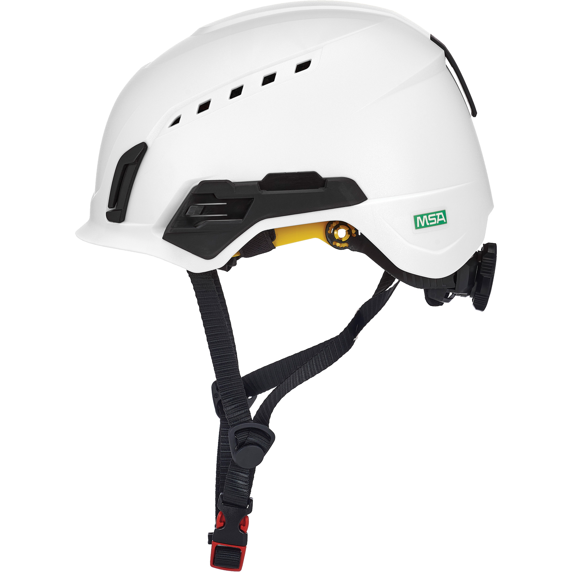 MSA 10242813 V-Gard H2 Safety Helmet with Mips® Safety System, Vented ...