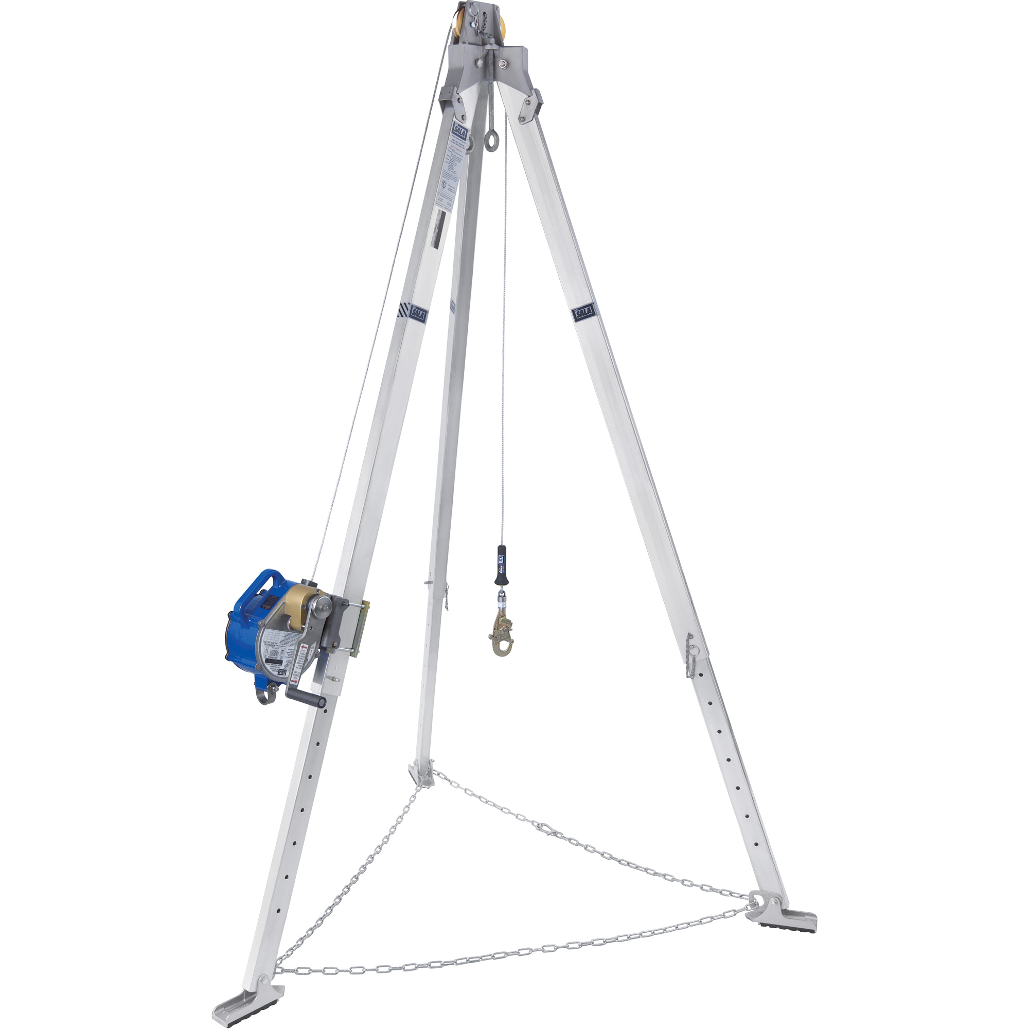 3M DBI Sala Fall Protection 8301098 Confined Space Aluminum Tripod with ...