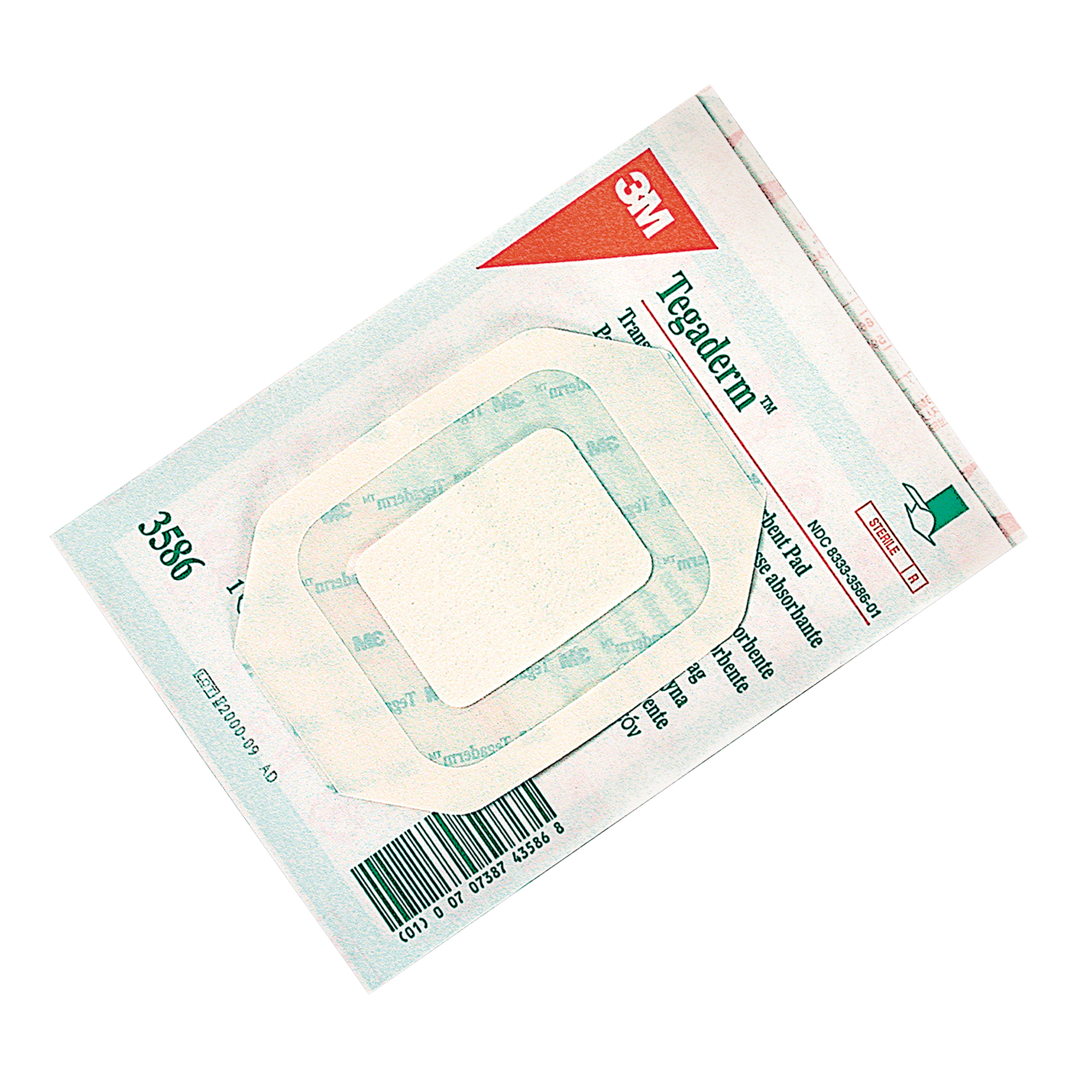 3M 3591 Tegaderm Transparent Dressing With Absorbent Pad, Rectangular ...