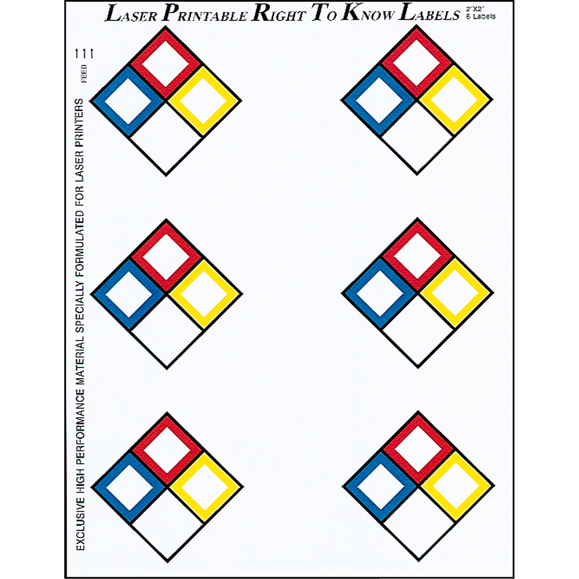 BRADY Right-to-Know Printable Labels SY717 (59251) | Shop WHMIS GHS ...