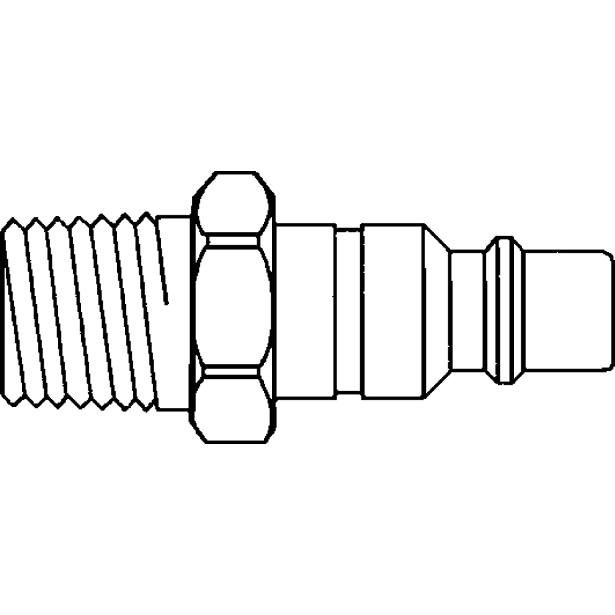 Topring 20.222 Quick Couplers - 1/4" Industrial, One Way Shut-off ...