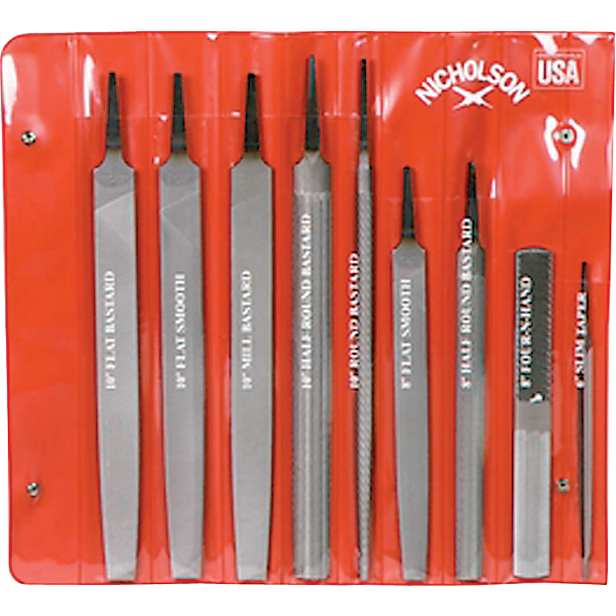 Nicholson By Crescent 22030NNN 9-Piece Maintenance File Set, 9 Pcs