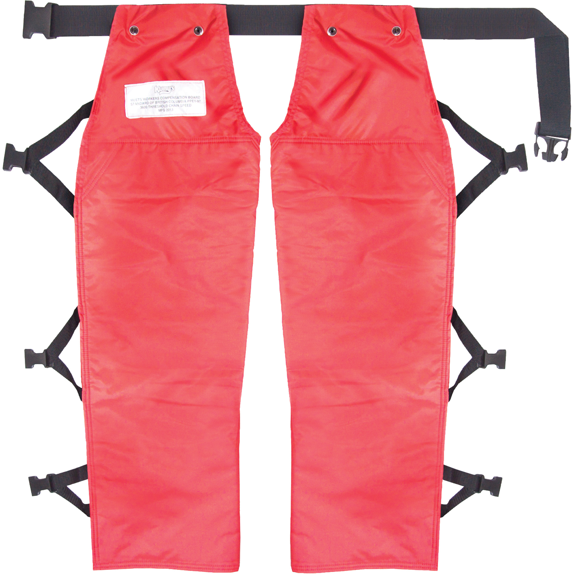Kuny's AP-212K Chain Saw Chaps, None Cut Resistance, 26" L, Orange ...