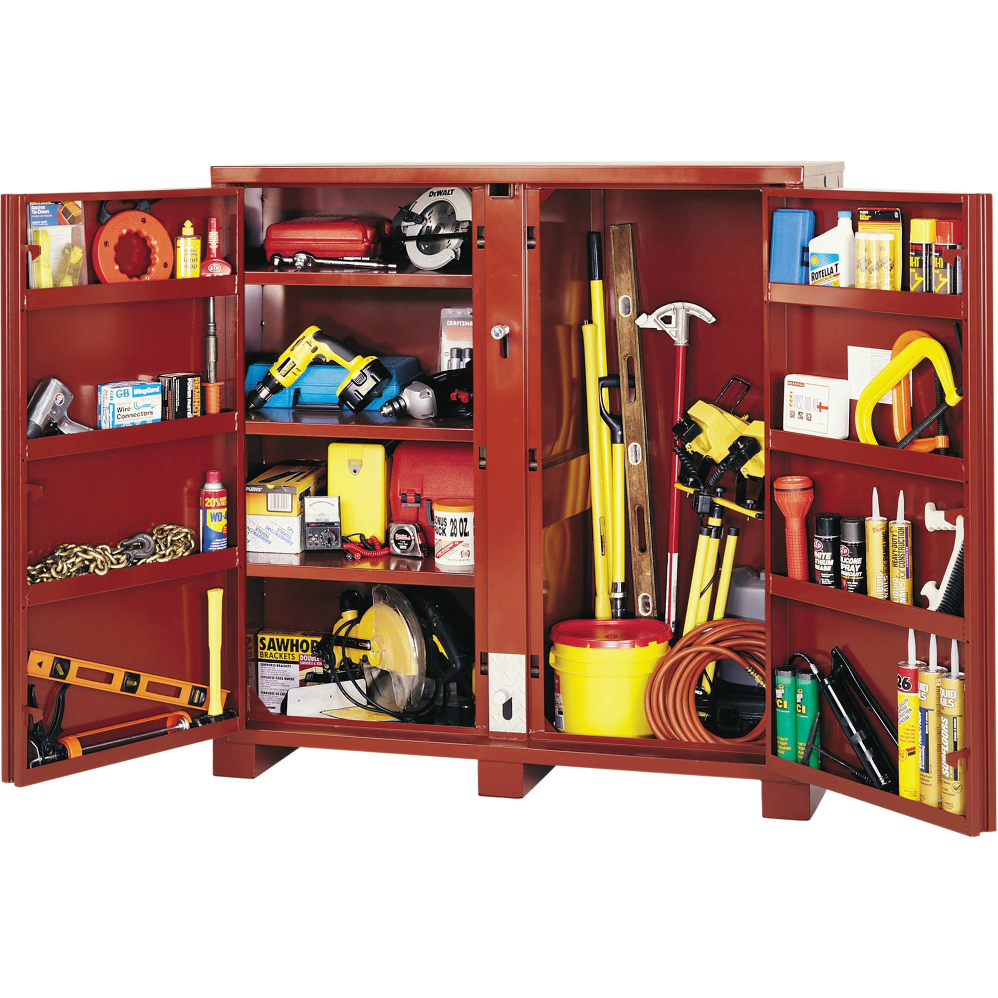 Jobox By Crescent 1-697990 Jobsite Shelf Cabinet, Steel, 47.5 Cubic ...