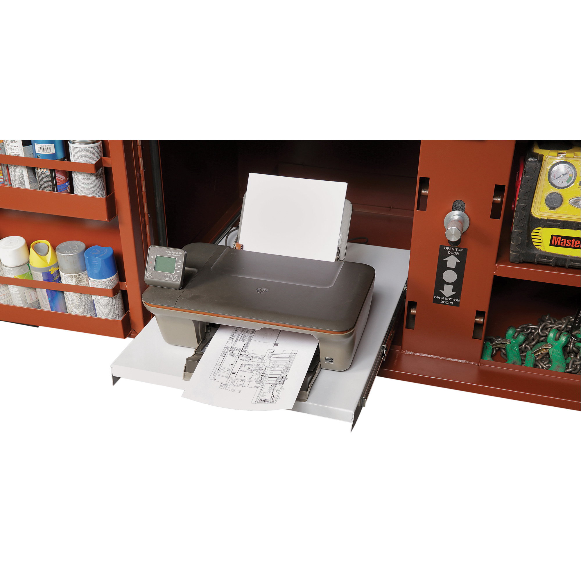 Jobox By Crescent 1-510990 Field Office Jobsite Box, 33" W x 63" D x 80 ...