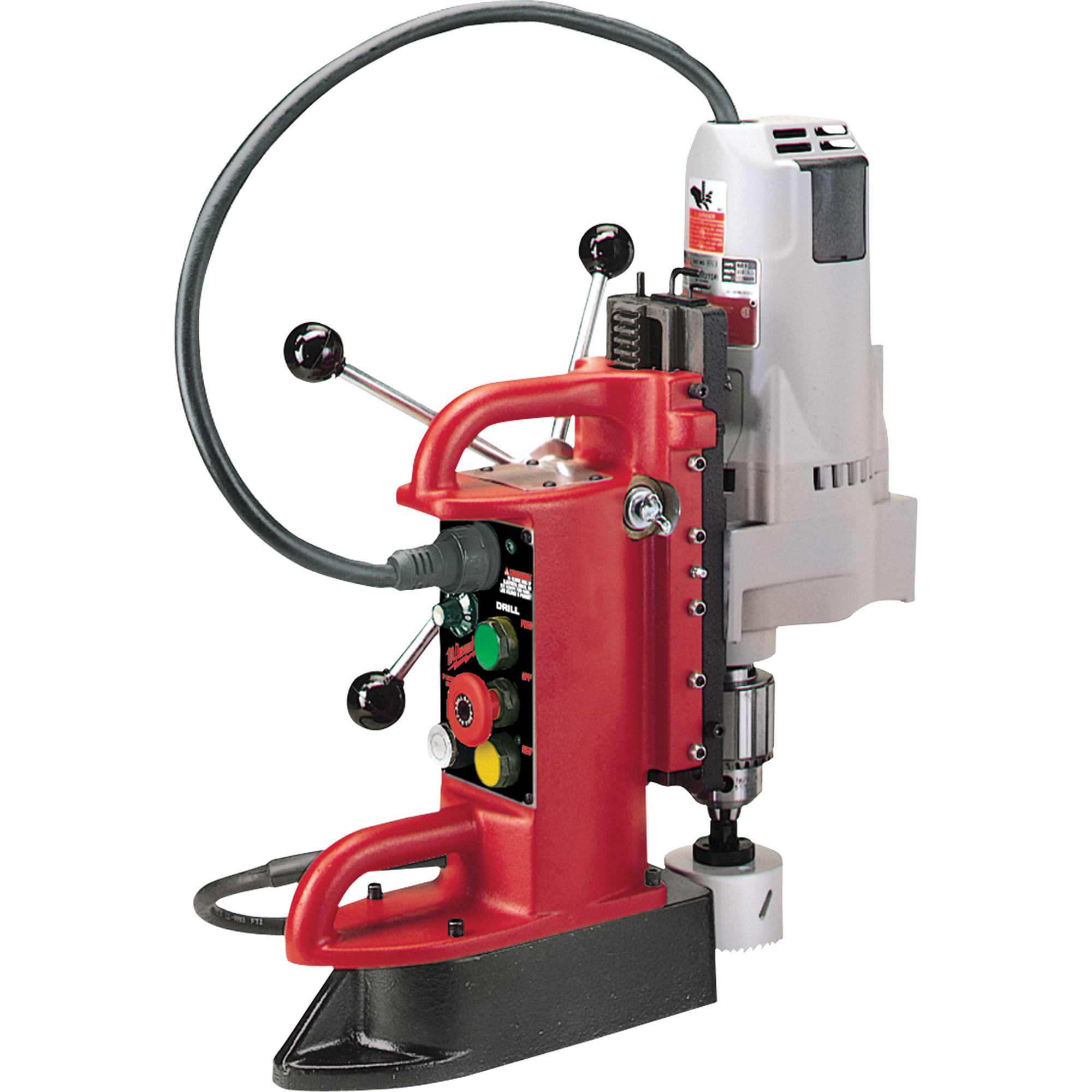 MILWAUKEE Fixed Position Electromagnetic Drill Presses, 3/4", 1670 lbs ...