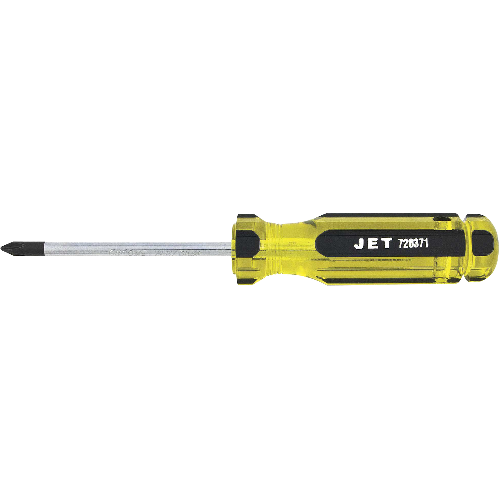 JET 720371 Jumbo Handle Screwdriver, #1, 3" L, Plastic Handle