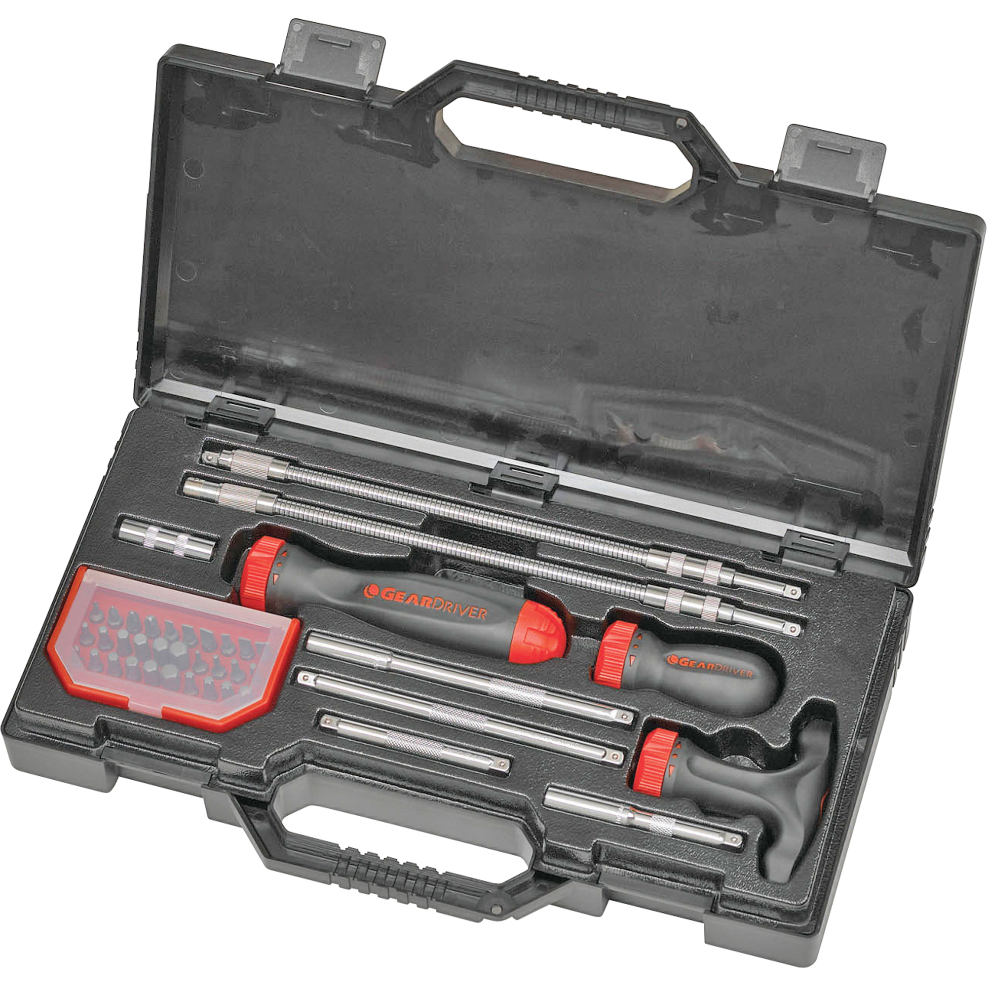 Gearwrench 8940 Gear Driver Interchangeable Shaft System - 40 Pieces