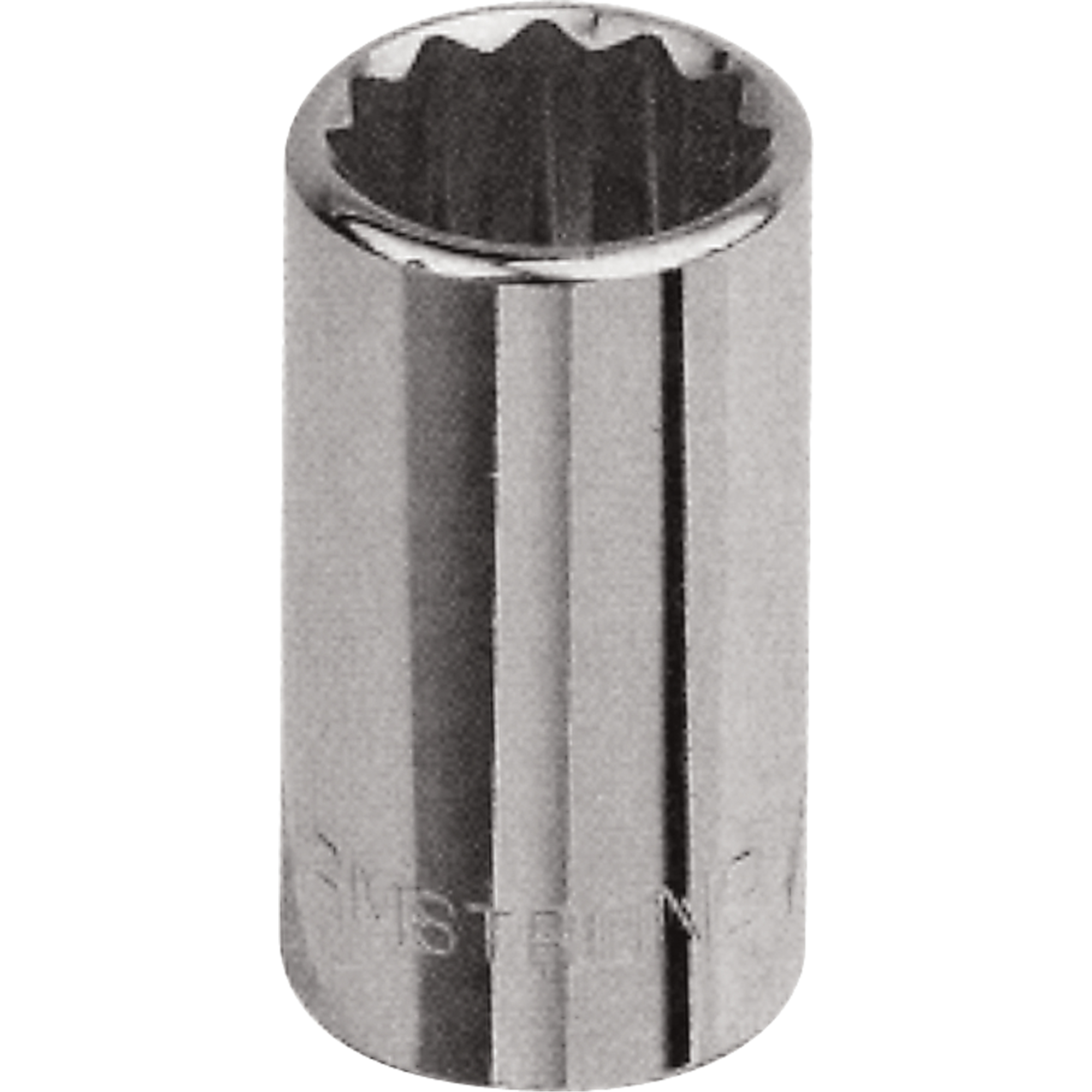 ARMSTRONG TOOLS Metric Standard Length Sockets, 15 mm, 3/8" Drive, 12 ...