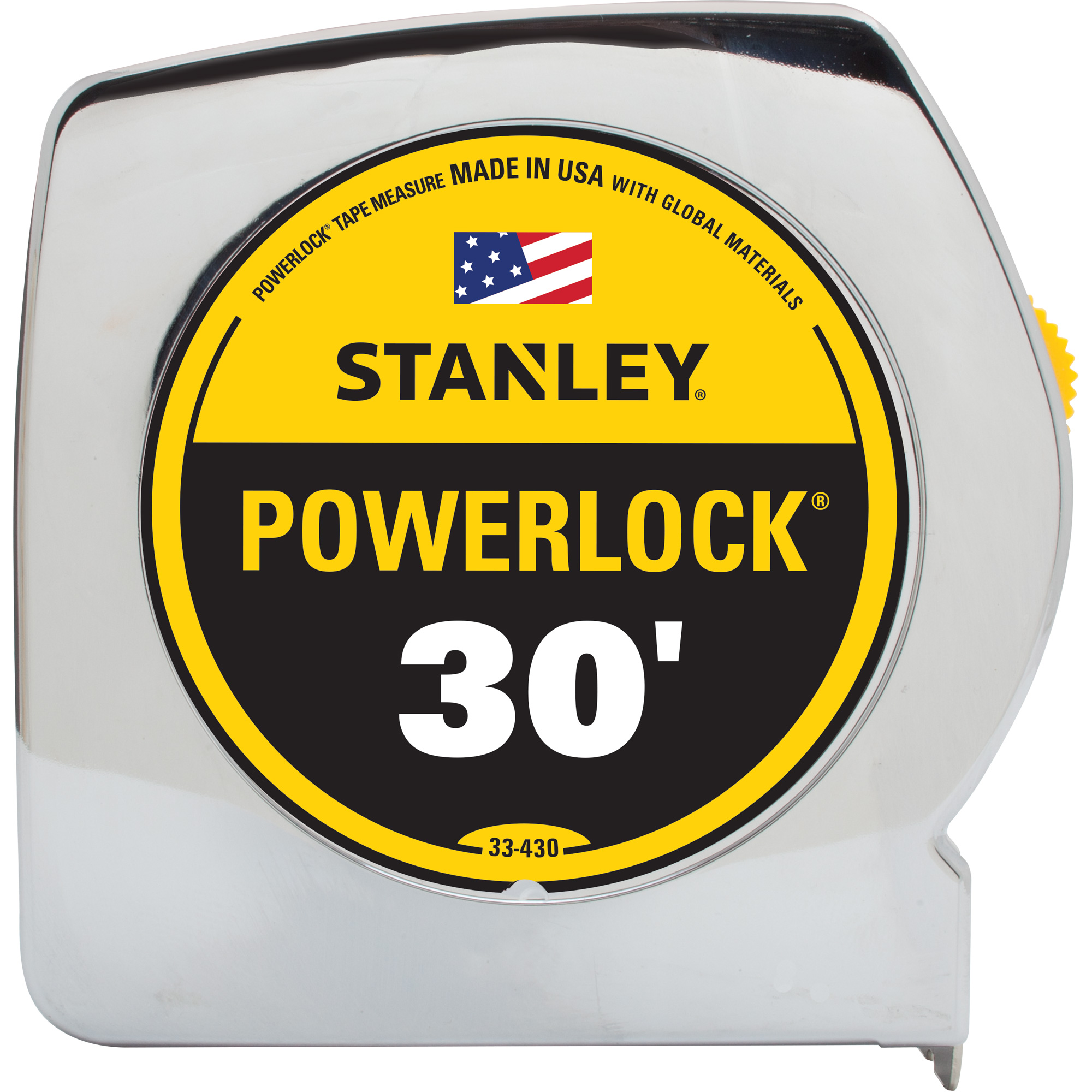 STANLEY TOOLS PowerLock® Tape Measure, 1" x 30', Imperial Graduations ...