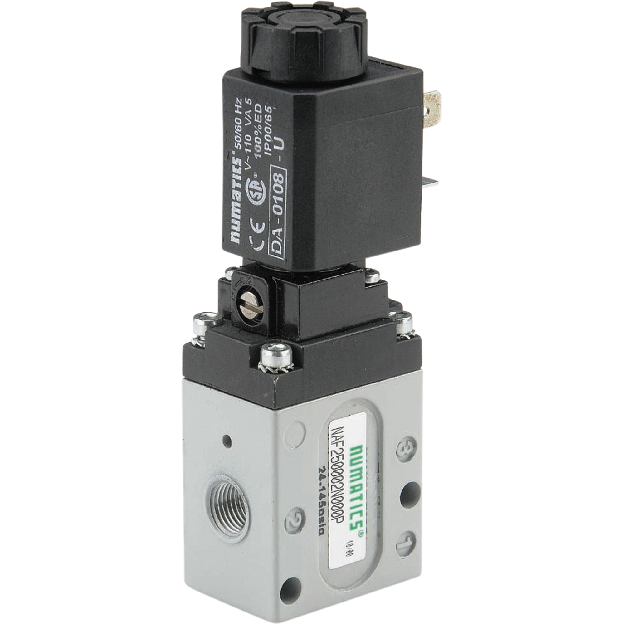 Numatics NF4BAN522N00030 3-Way Poppet Valves, 1/2" Pipe, 145 PSI