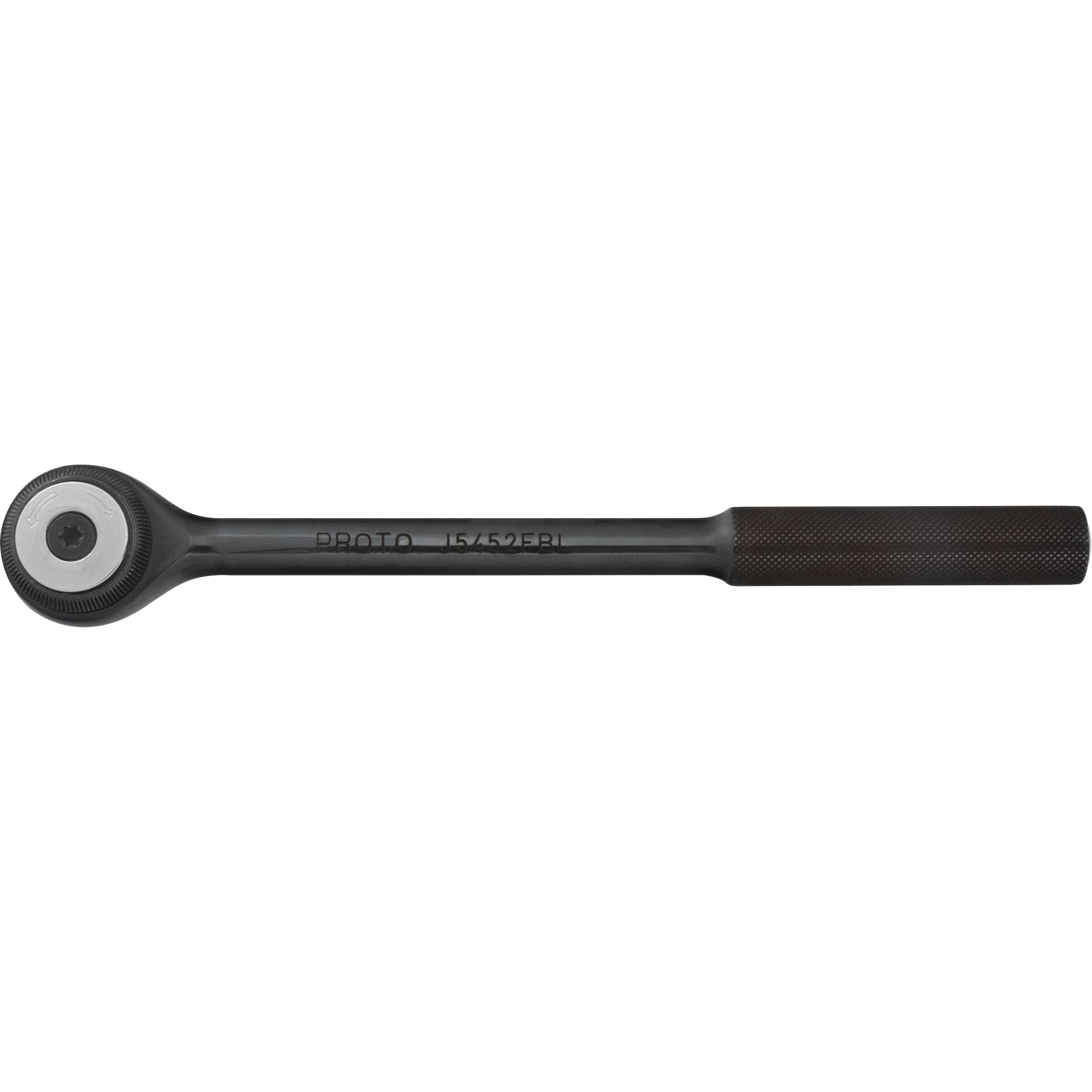 Proto J5452F Round Head Ratchet, 1/2" Drive, Plain Handle