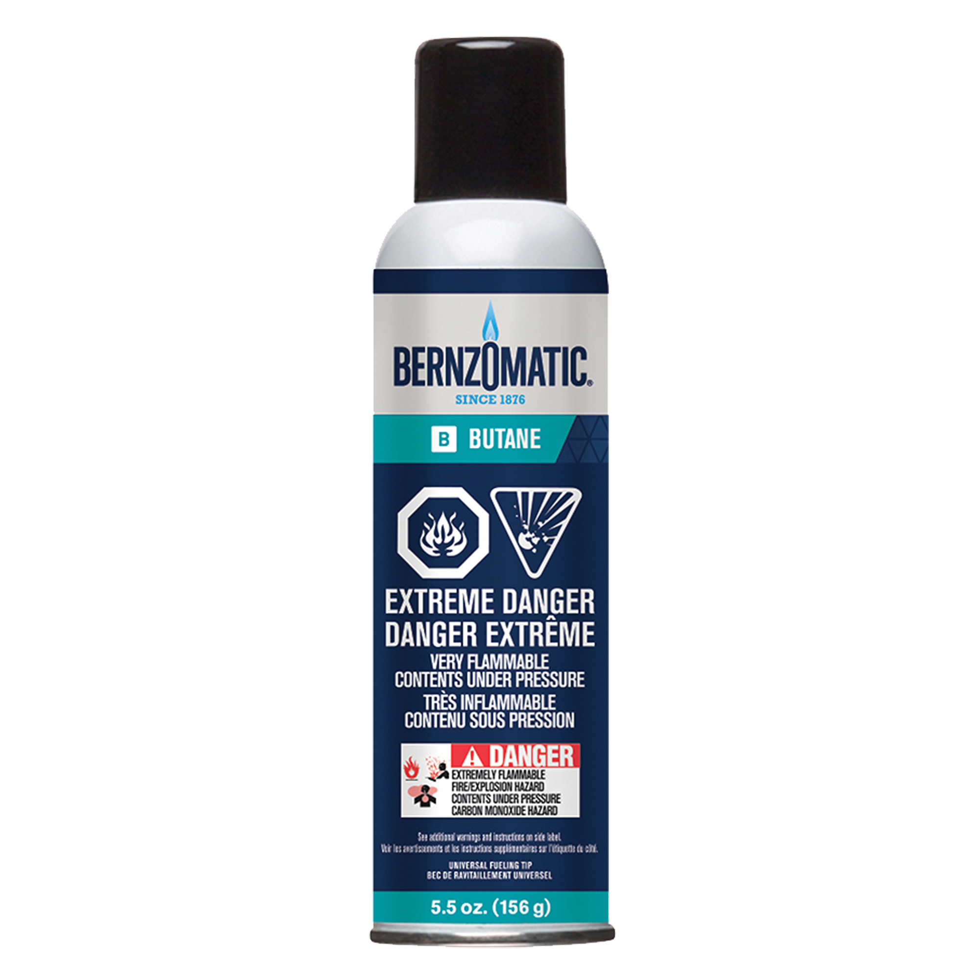 Bernzomatic 329853 5.5-oz. Disposable Butane Cylinder, Butane