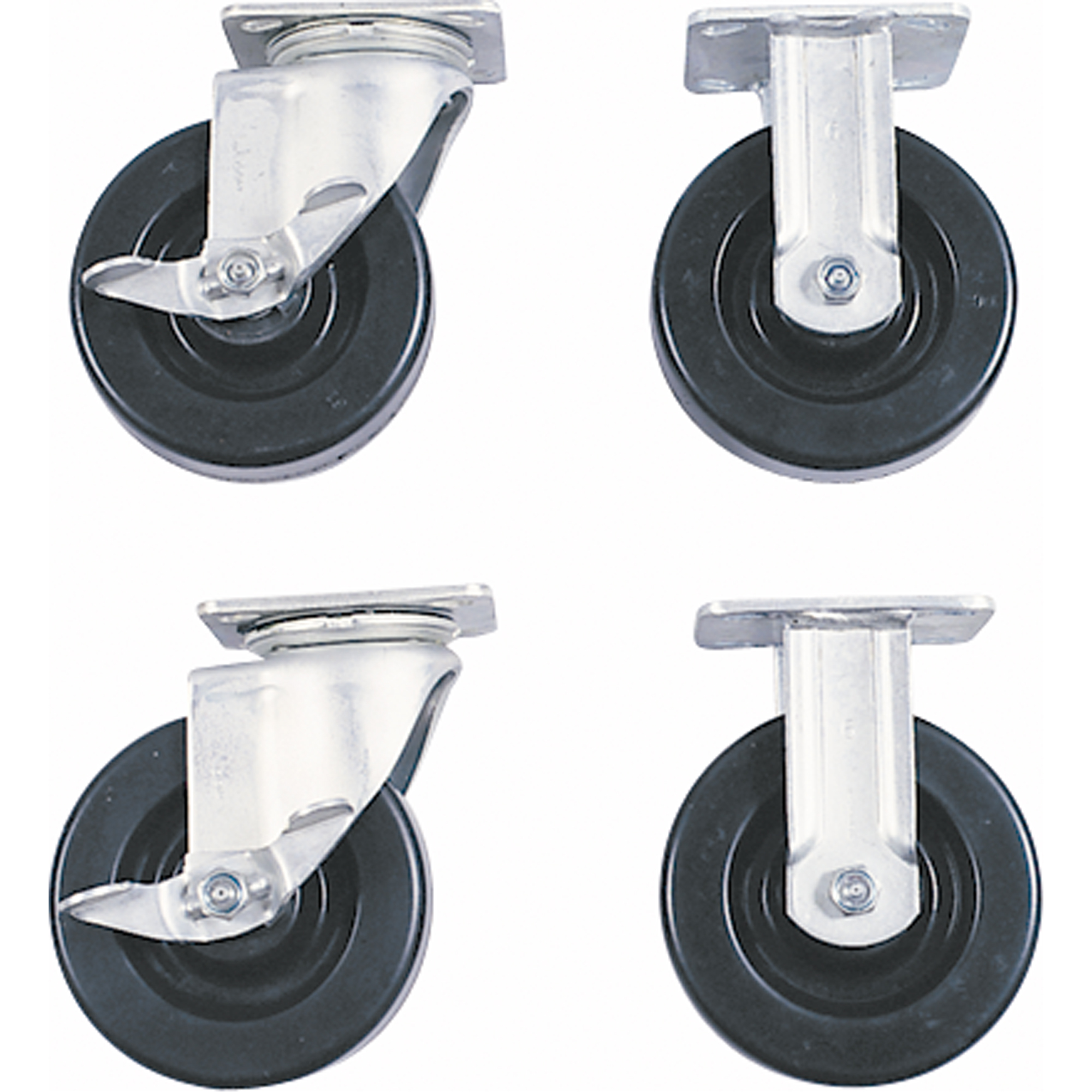 KNAACK Heavy-Duty Caster Set - With Brakes TTW275 ( 600) | Shop Jobsite ...