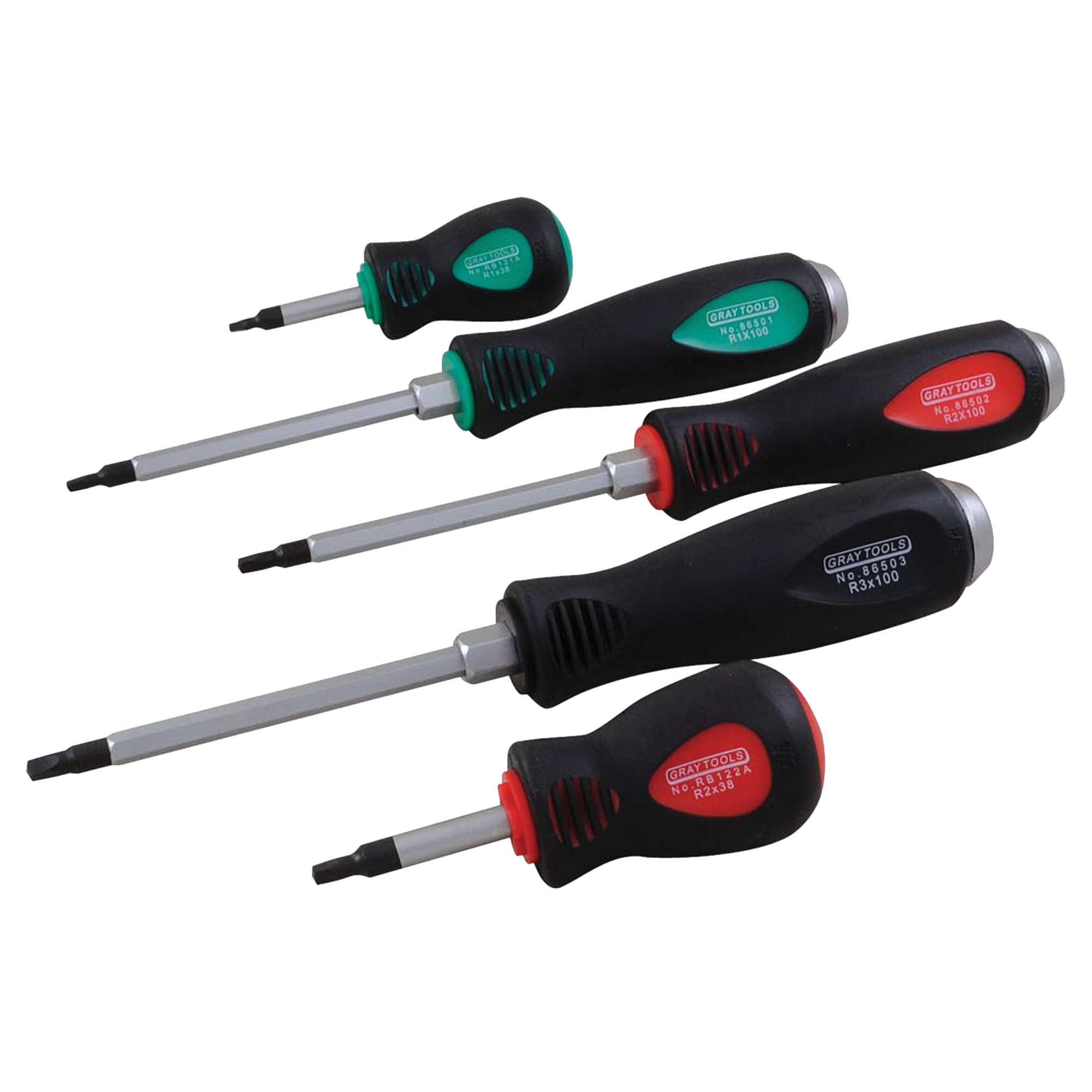 GRAY TOOLS Square Recess Screwdriver Set TYP972 (5694A) | Shop ...