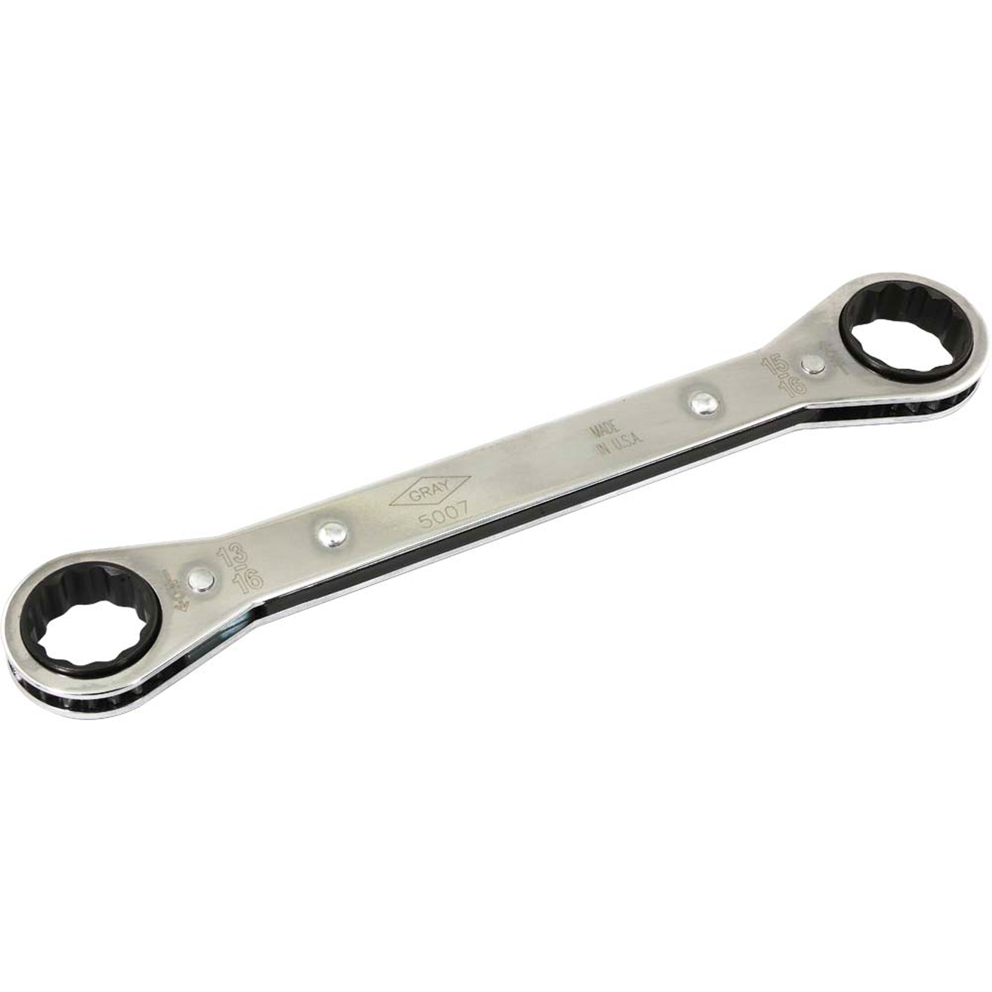 GRAY TOOLS Flat Ratcheting Box Wrench TYR607 (5007) | Shop Ratcheting ...