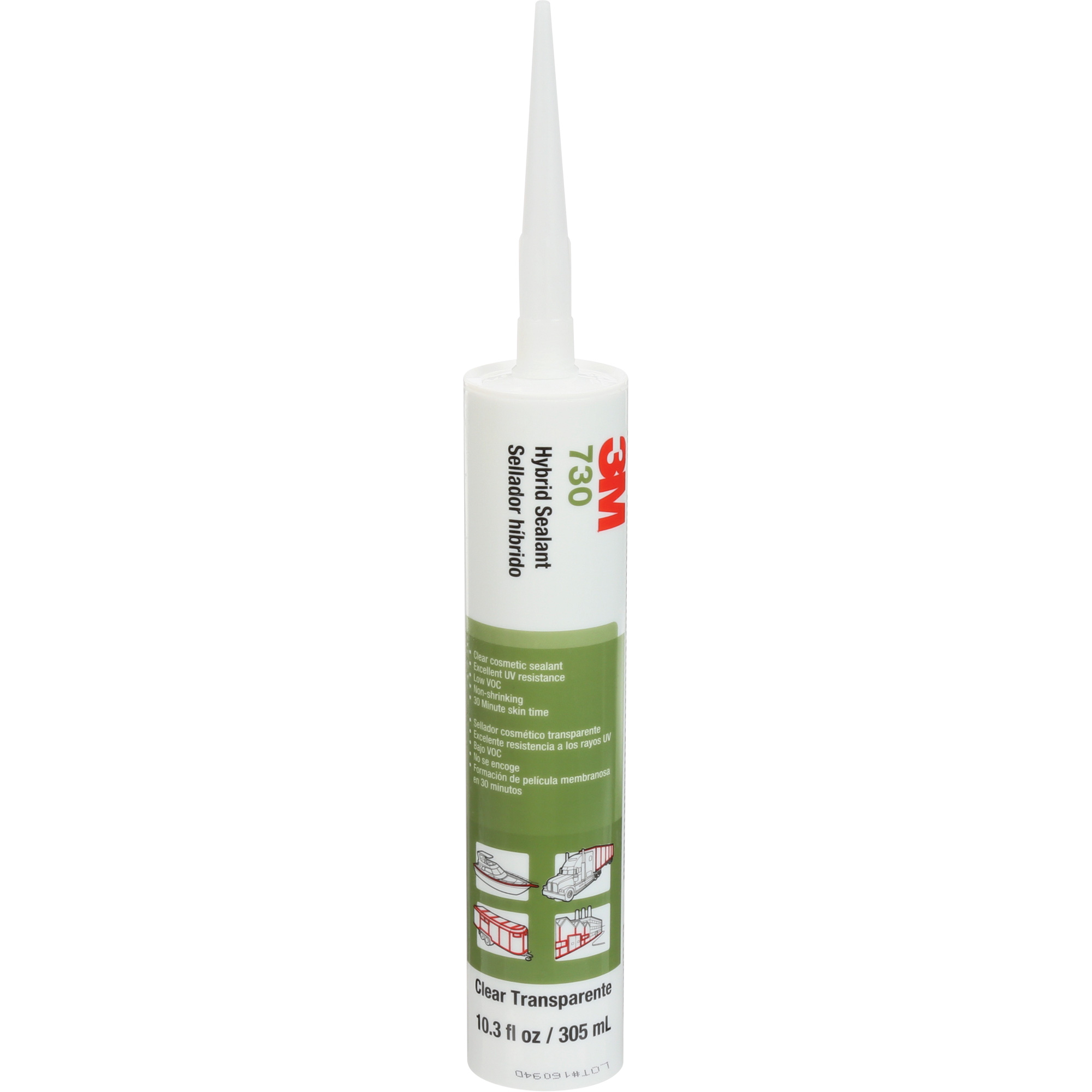 3M UAE261 (730-CART-CLR) | Shop Polymer Sealant | TENAQUIP