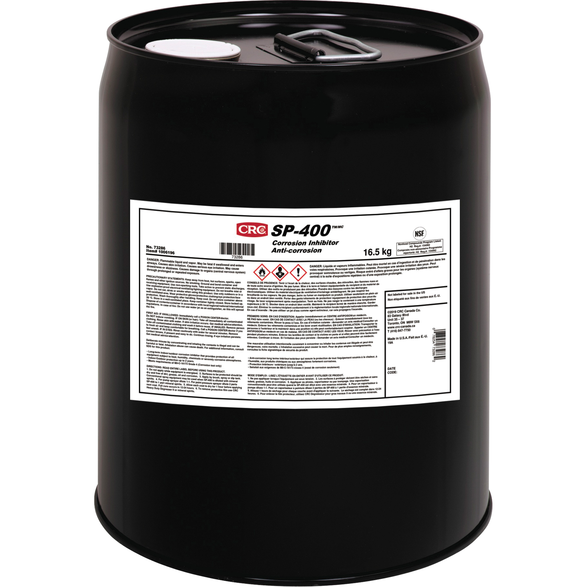 CRC Canada 73286 SP-400 Corrosion Inhibitor, Pail