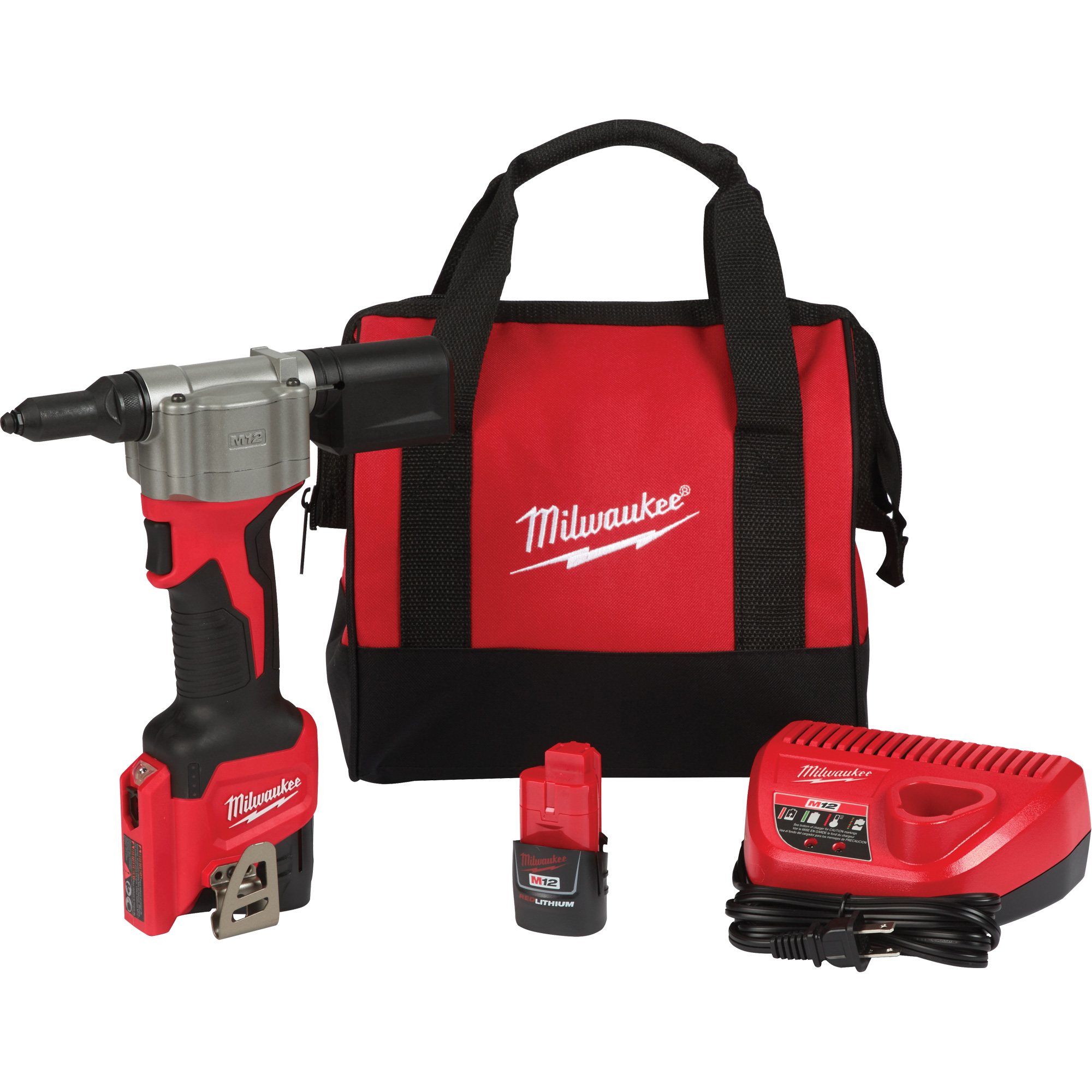 MILWAUKEE M12 Rivet Tool Kit UAF503 ( 2550-22) | Shop Cordless ...