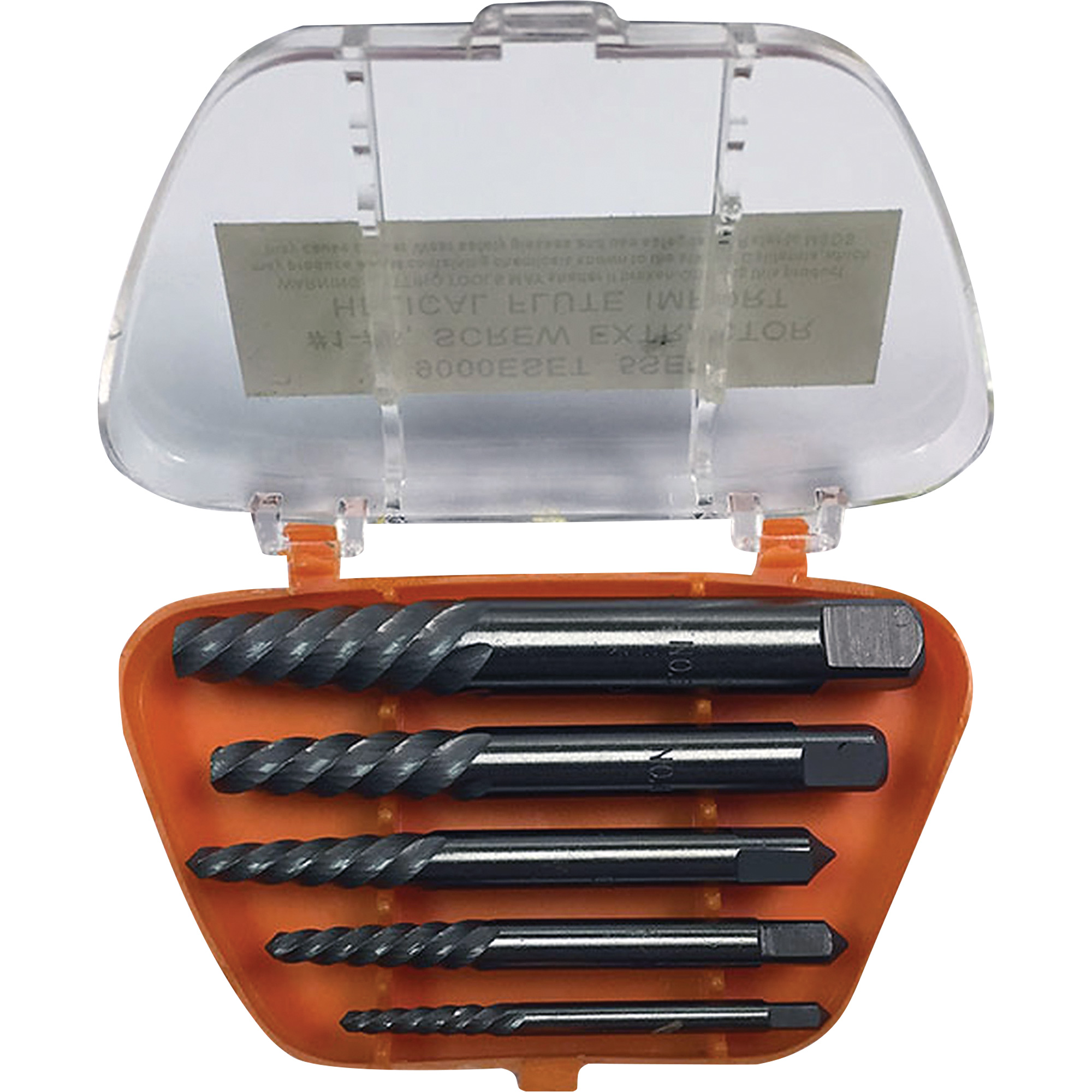 Walter Surface Technologies 9000ESET Drillco® Screw Extractor Set with ...