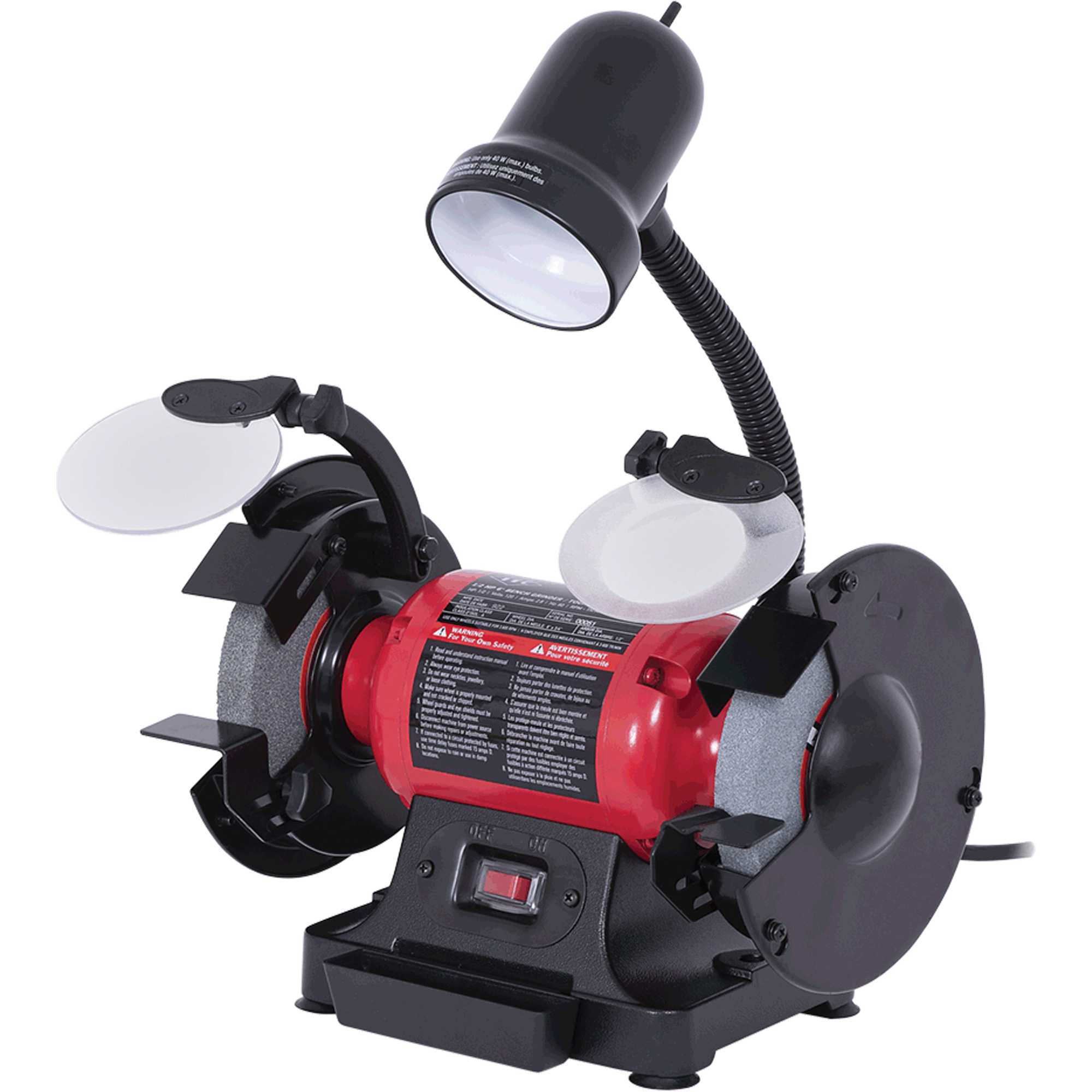 ITC 028017 Bench Grinder, 8" Wheel Diameter, 3/4 HP, 3450 RPM