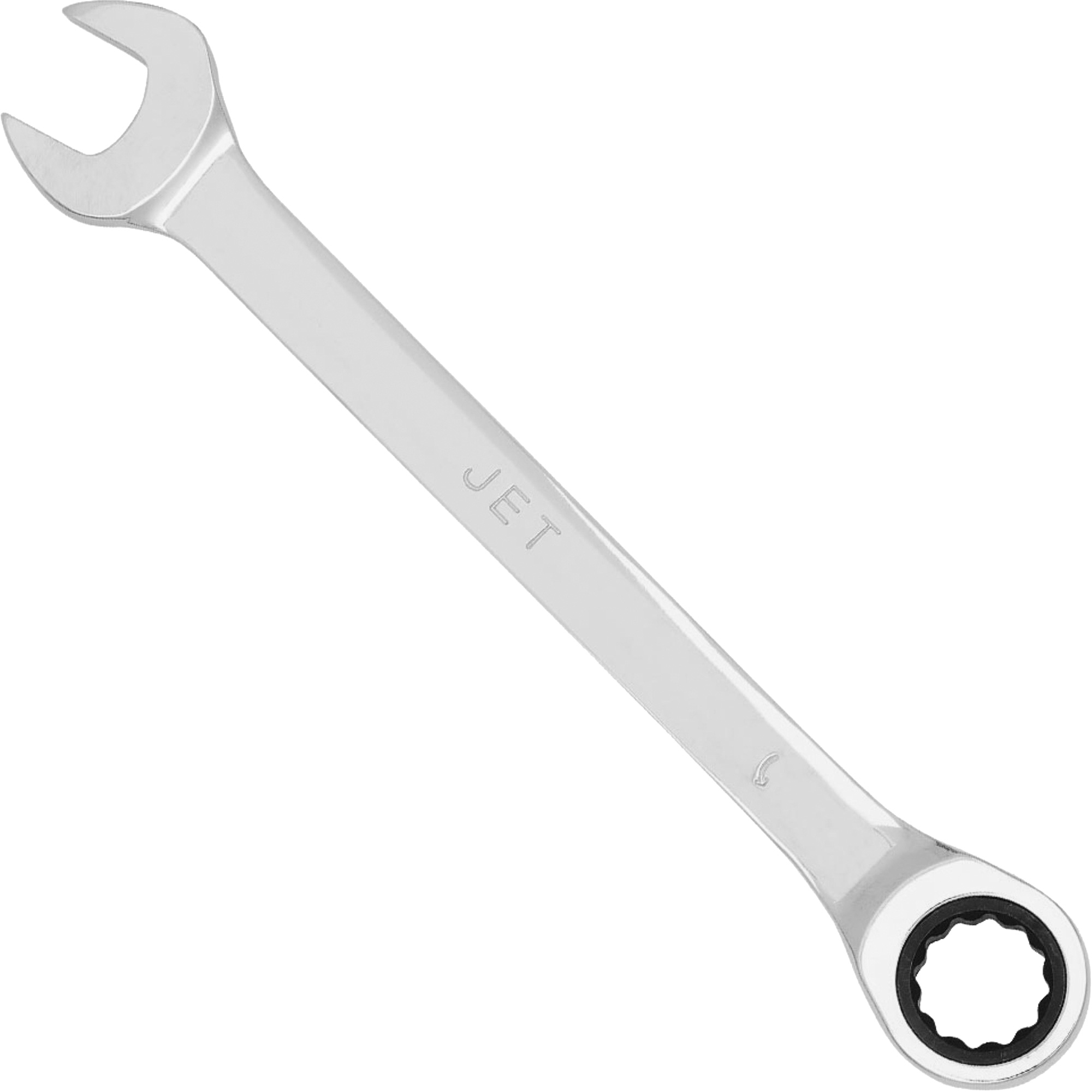 JET 701103 Ratcheting Combination Wrenches, 3/8", Chrome Finish