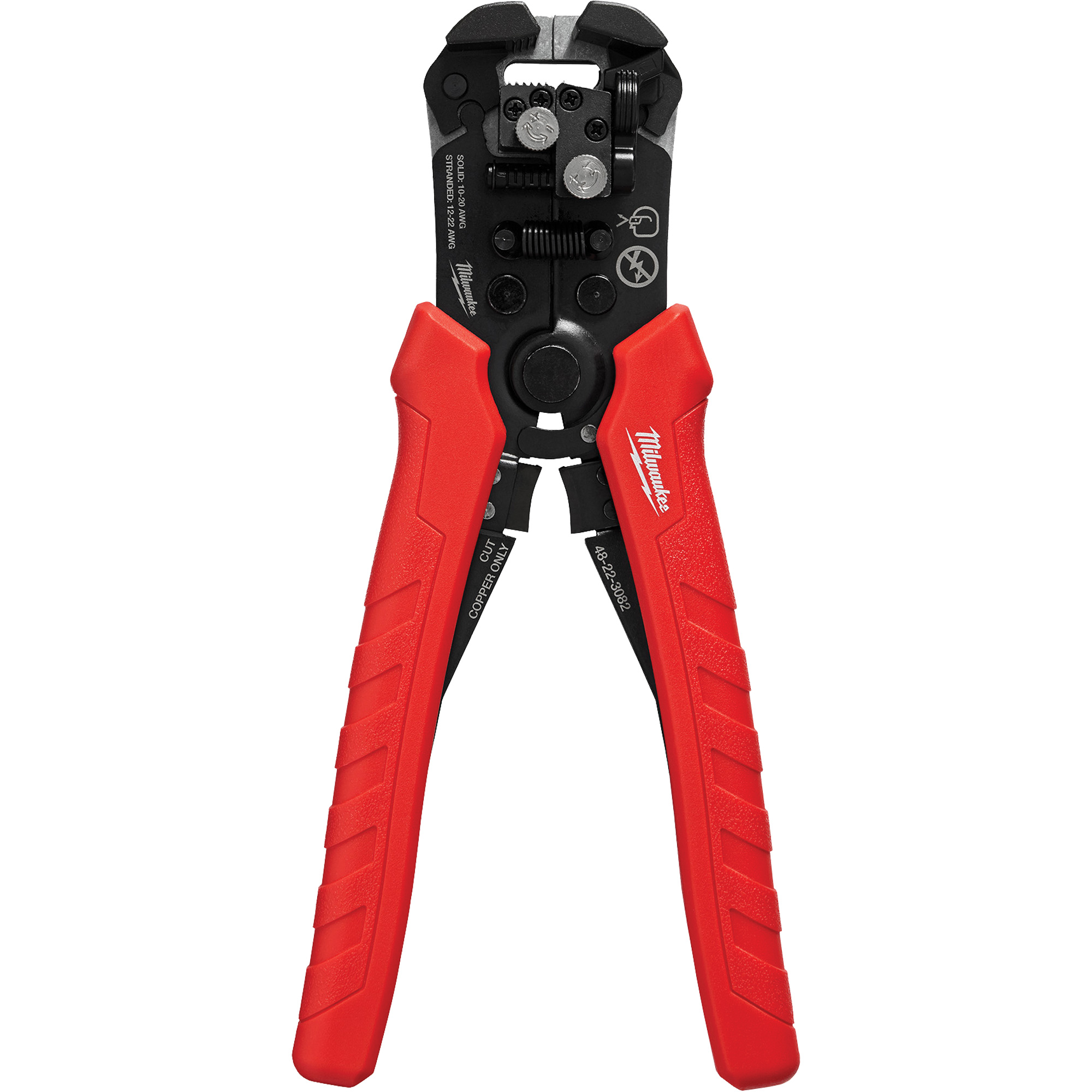 Milwaukee 48 22 3082 Self Adjusting Wire Stripper Cutter 10 20 12 22 AWG