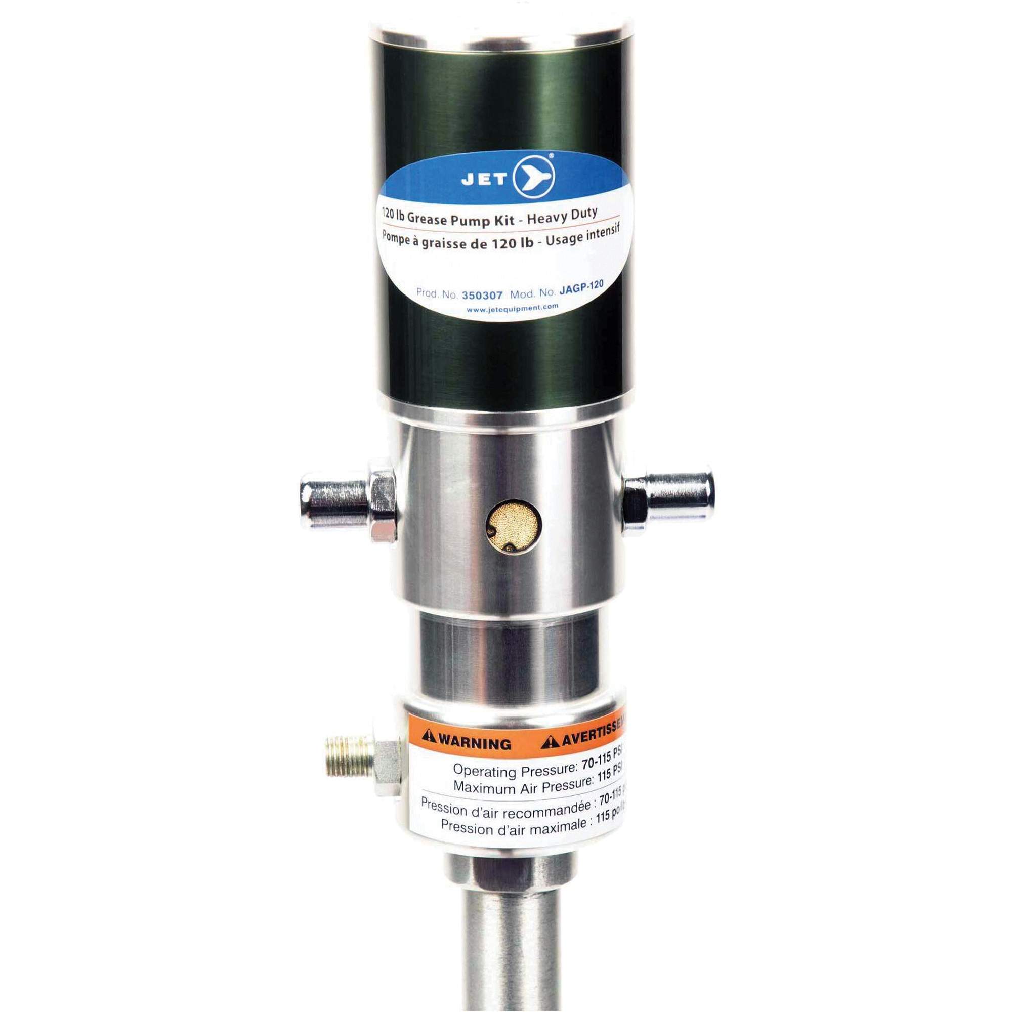 JET 350307 Heavy-Duty Air Operated Grease Pump Kit
