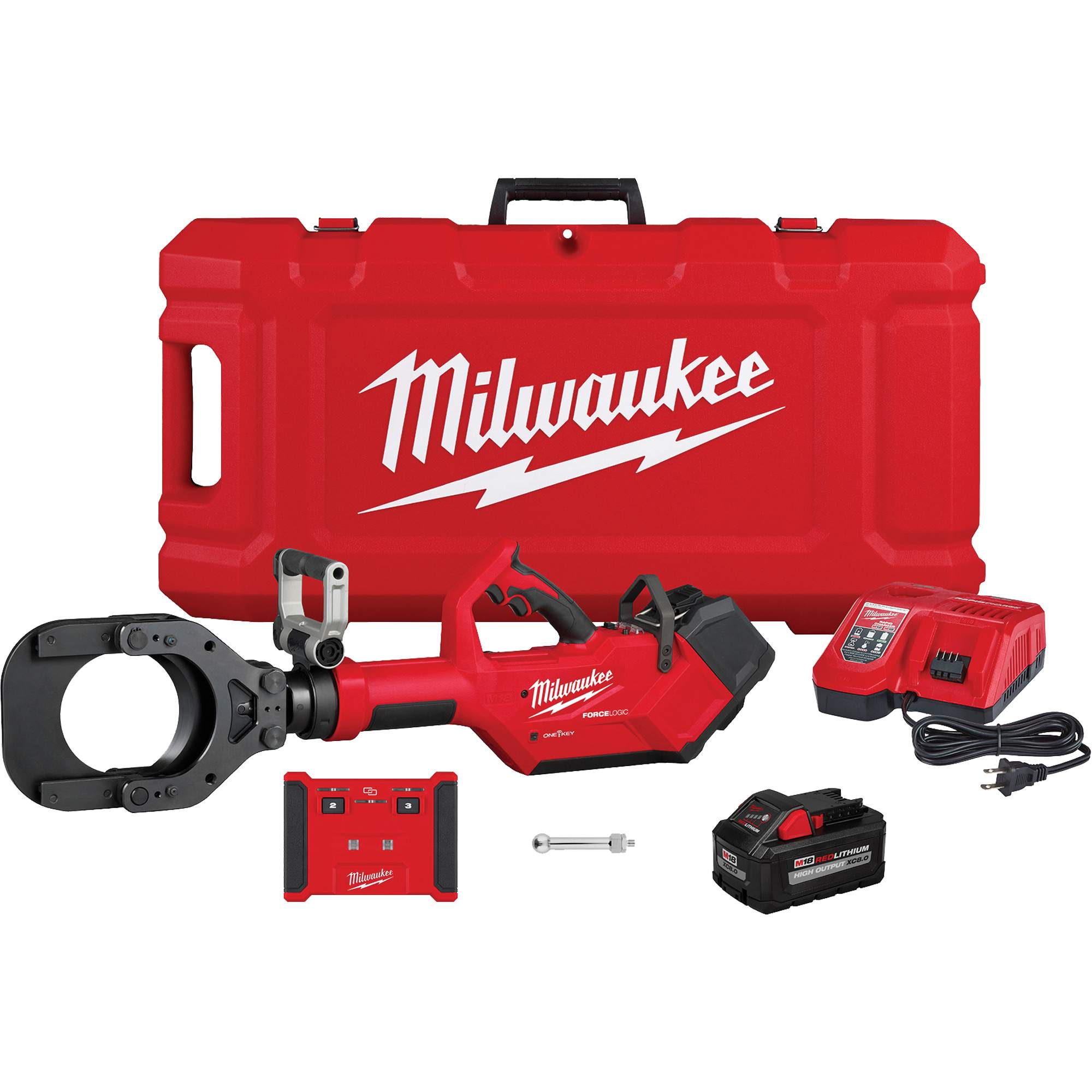 Milwaukee 2875R-21 M18 FORCE LOGIC 5” Underground Cable Cutter with ...