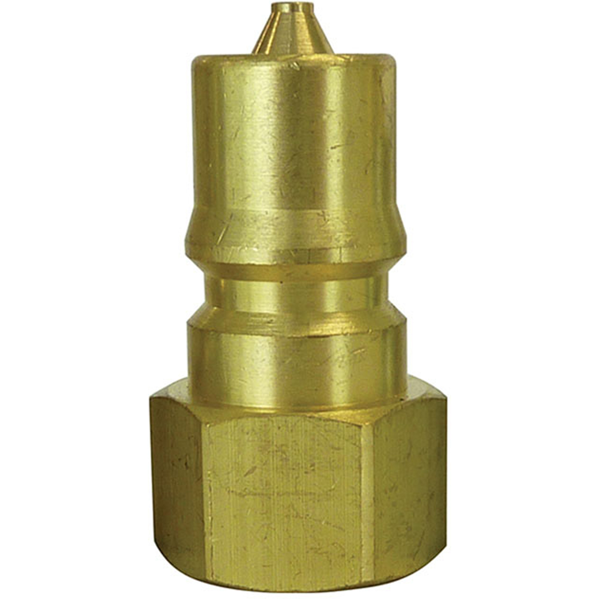 Topring 29.143 Hydraulic Quick Coupler Plug, 1/4" Dia., Brass