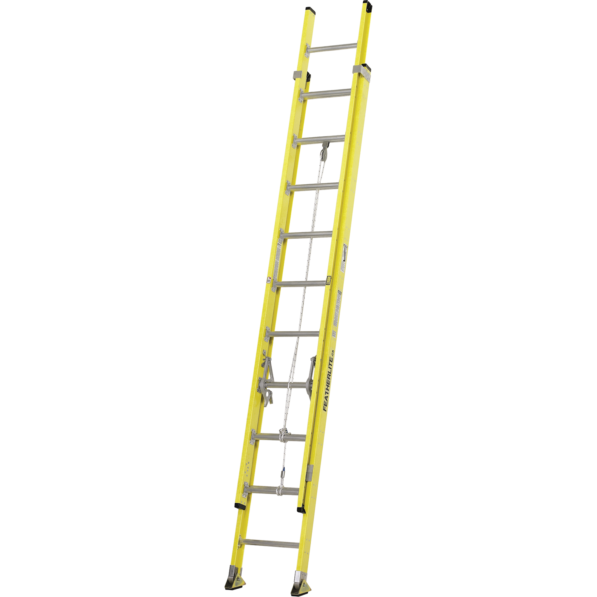Featherlite 9224D Industrial Extra Heavy-Duty Extension Ladders (9200 ...