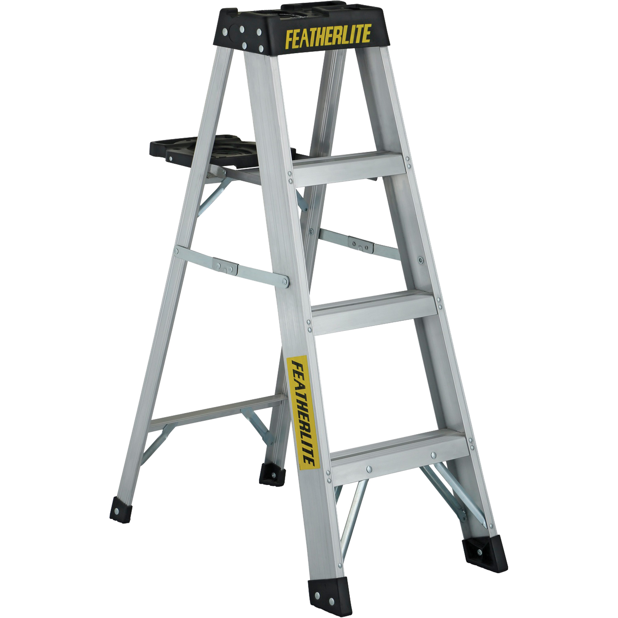 FEATHERLITE 3400 Series Industrial Extra Heavy-Duty Step Ladder VC241 ...