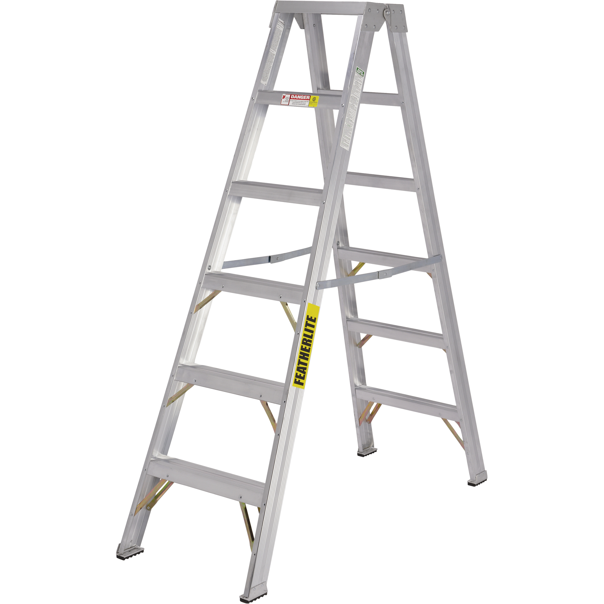 FEATHERLITE Industrial Heavy-Duty 2-Way Stepladders (3600 Series) VC320 ...