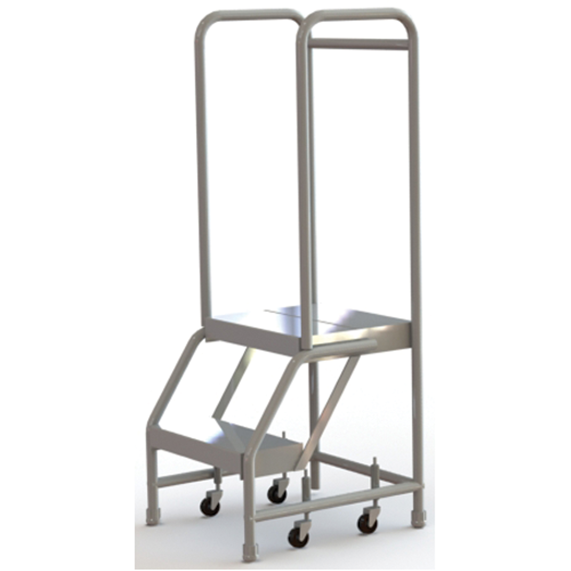 Tri-Arc Manufacturing WLAR102164 Rolling Ladder, 2 Steps, 16" Step ...
